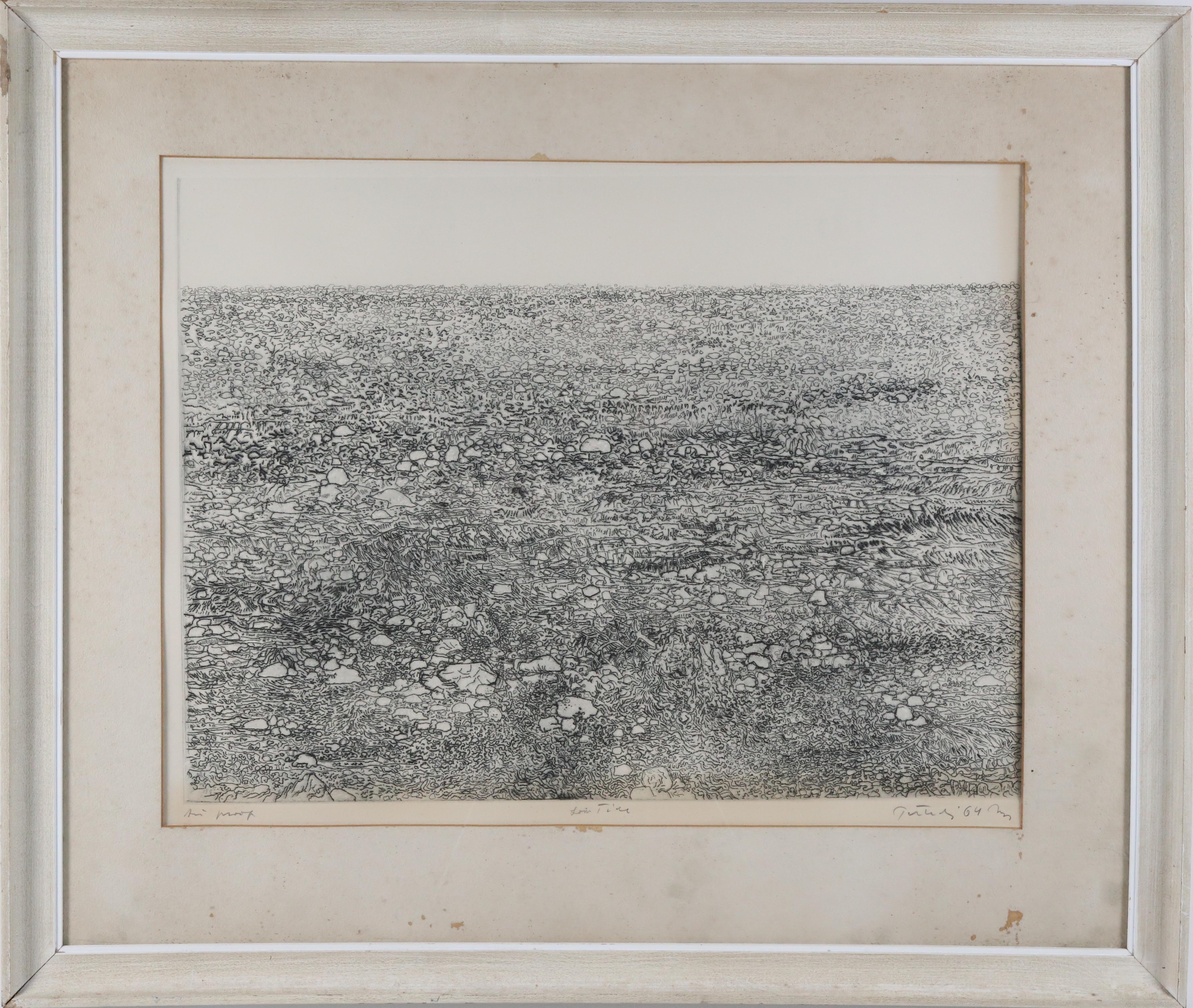Gabor Peterdi Artist Proof Etching "Low Tide" Circa 1964 - Gabor ...