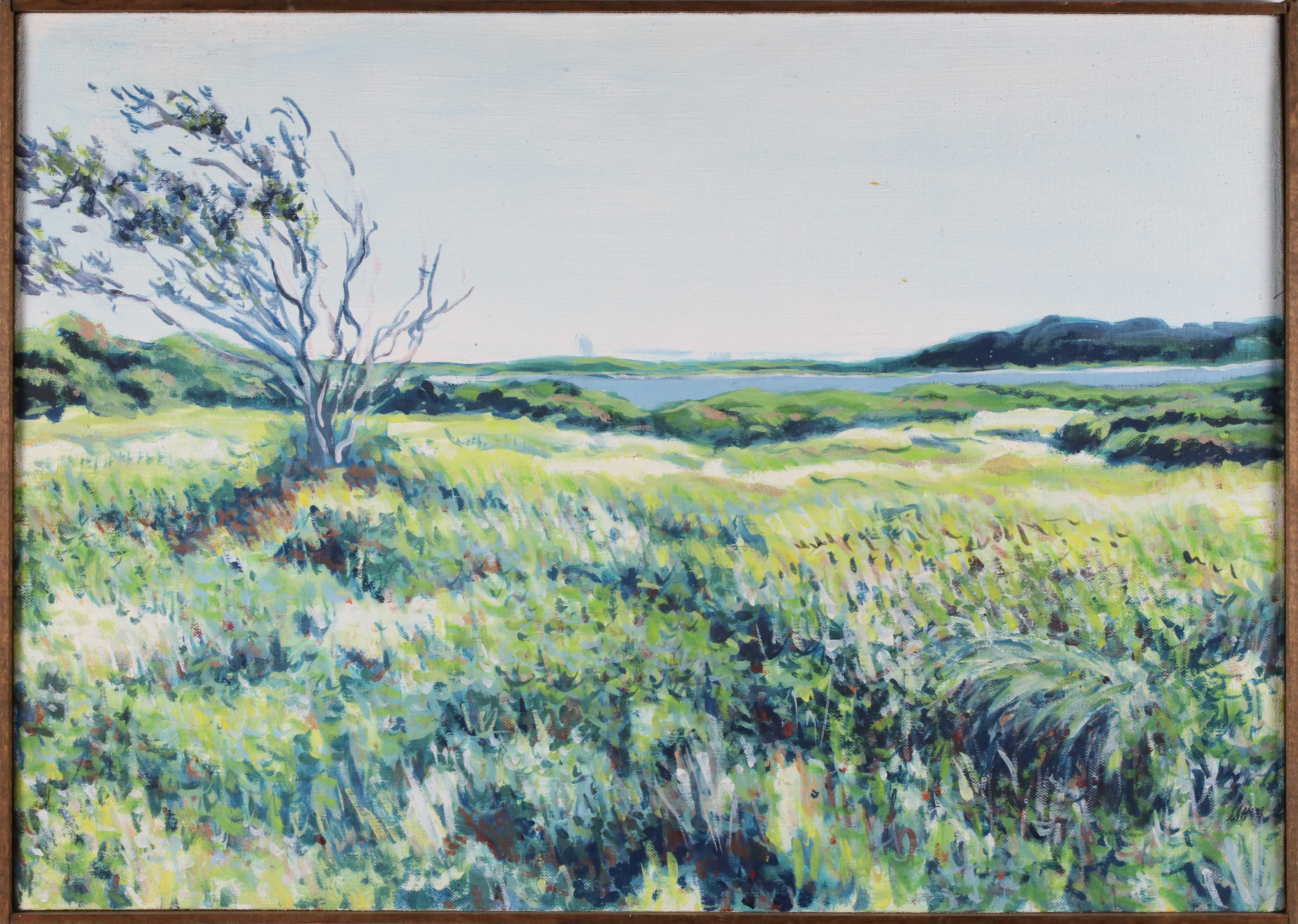 Suzanne Halverson Oil on Canvas "What The Wind Says The Wind Does ...