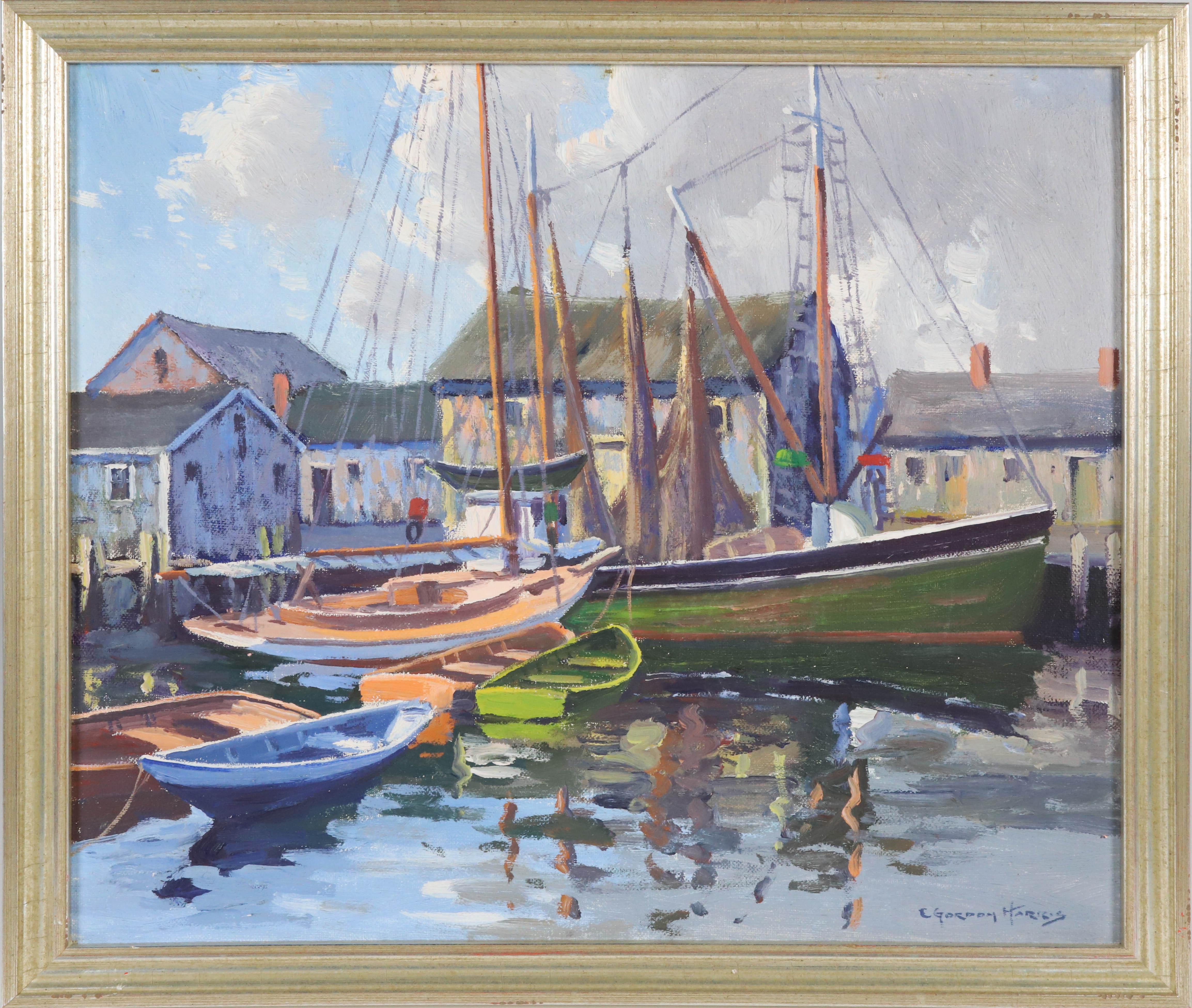 Charles Gordon Harris (American 1891-1963) Oil on Artist Board “Old ...