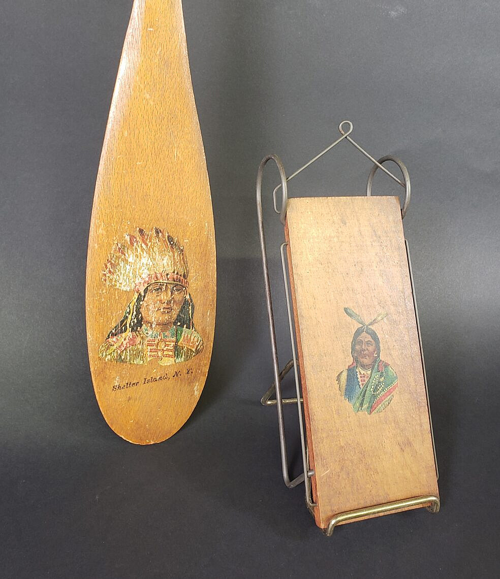 Adirondack Souvenir Paddle Sled - Vintage Adirondack Souvenir Canoe ...