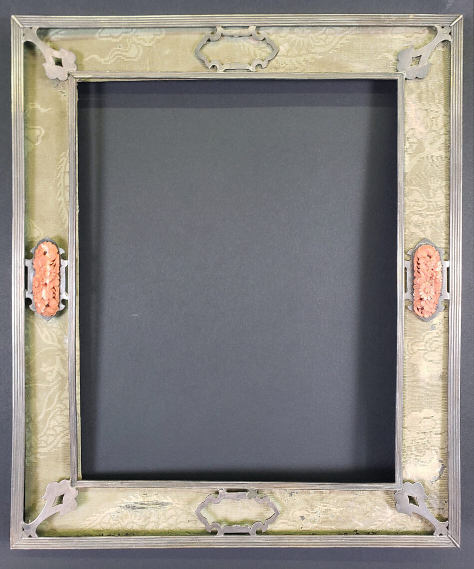 Japanese Silver Picture Frame - Antique - Vintage Japanese Silver ...