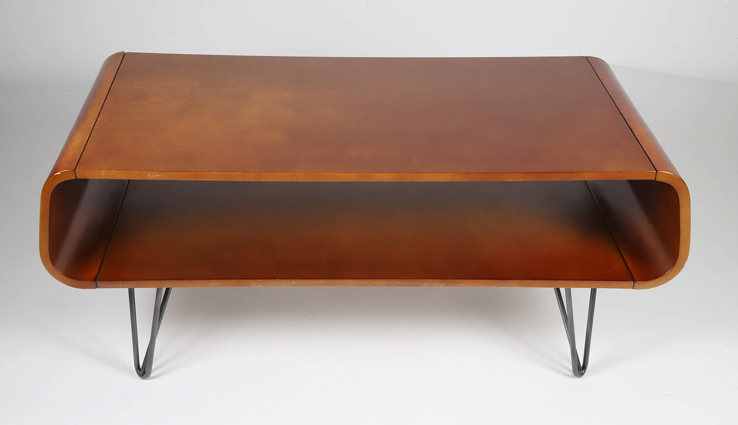 Mid Century Modern Style Oval Book Coffee Table - Mid-Century Modern ...