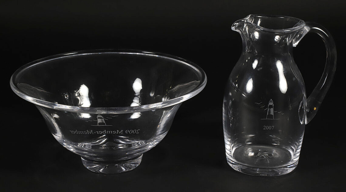 Simon Pearce Sankaty Golf Club Bowl and Pitcher - Simon Pearce Sankaty ...
