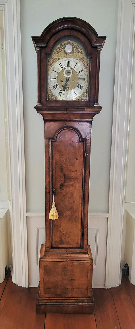 Stephen Pyke - London Burr-Walnut Queen Anne Tall Case Clock circa 1725 ...