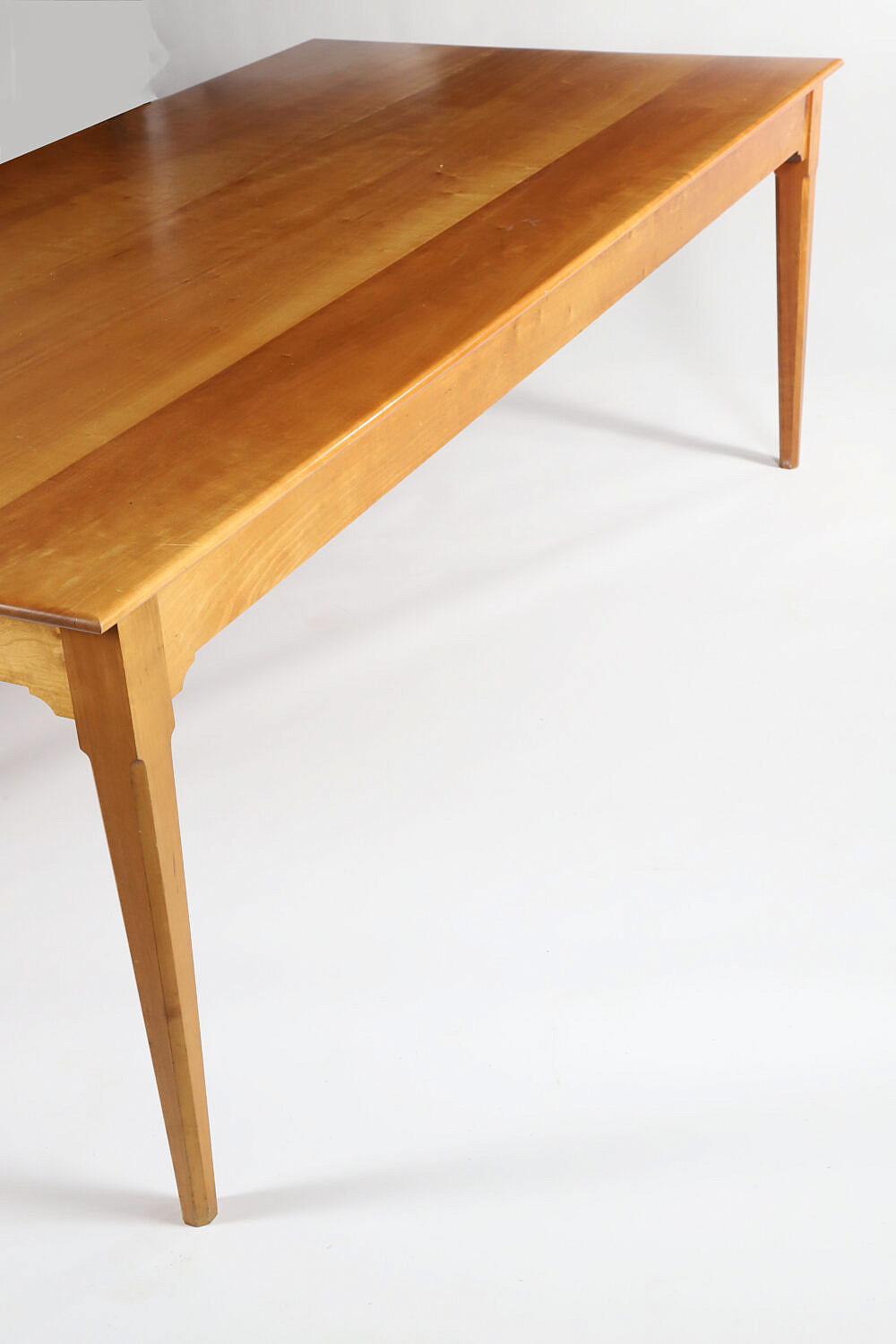 Signed Stephen Swift Rectangular Cherrywood Dining Table circa 1997 ...