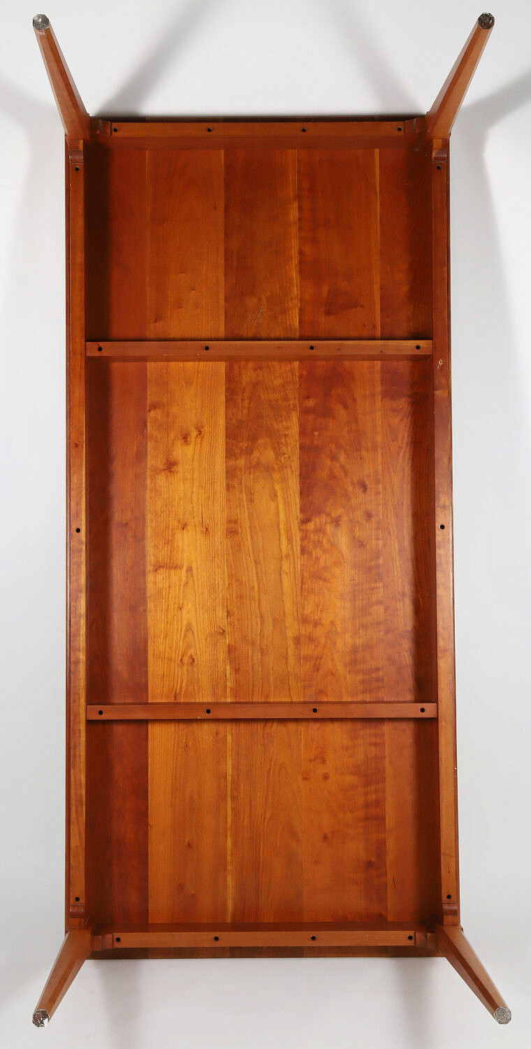 Signed Stephen Swift Rectangular Cherrywood Dining Table circa 1997 ...