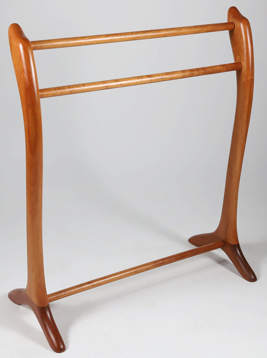 Stephen Swift Cherry Wood Quilt Rack - Stephen Swift Cherry Wood Quilt ...