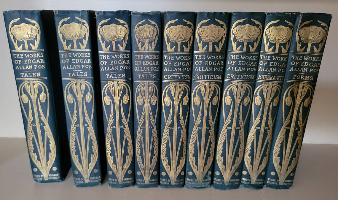 Collection of the Works of Edgar Allen Poe 9 Volumes - Collection of ...