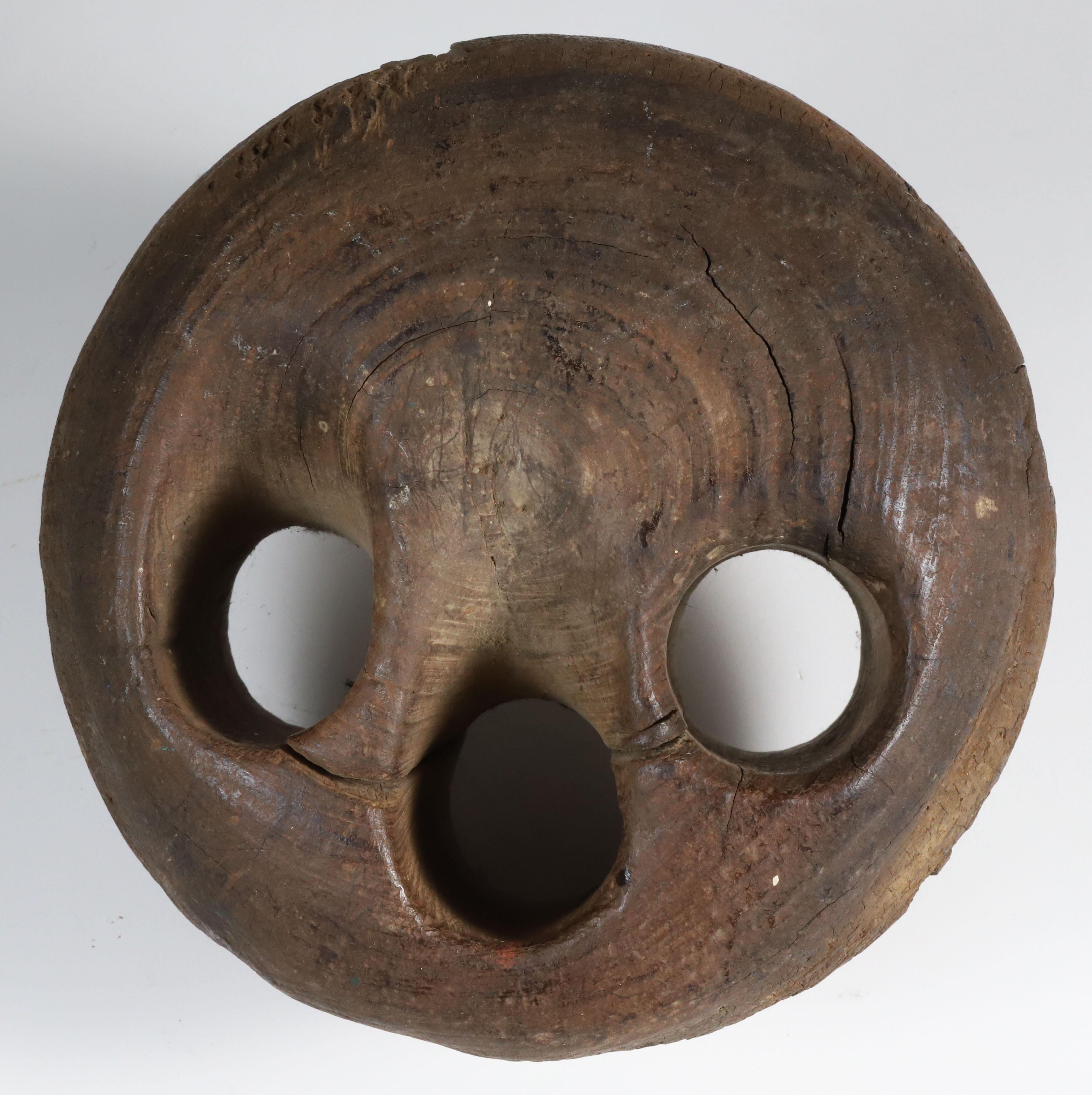 Marine Hardwood "Dead Eye" 19th Century - Marine Hardwood "Dead Eye ...