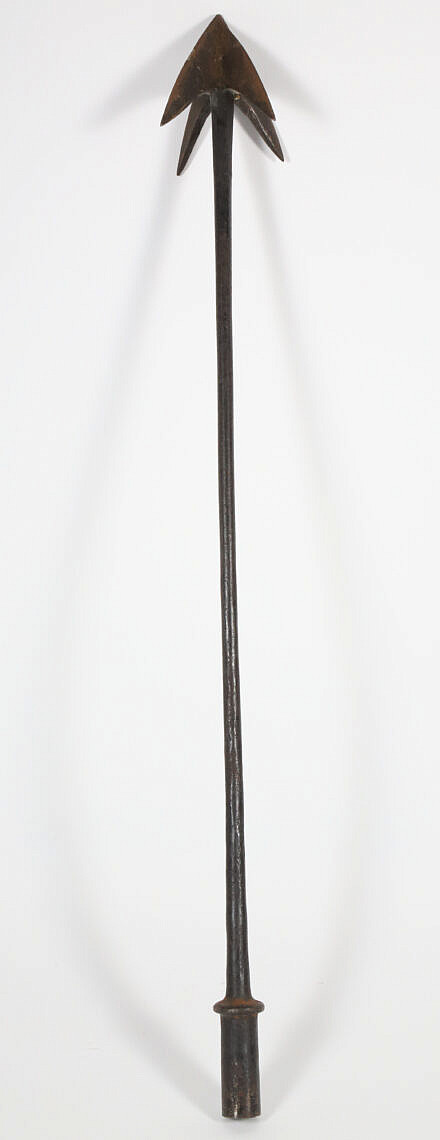 Wrought Iron Four Prong Harpoon - Antique Wrought Iron Four Prong ...