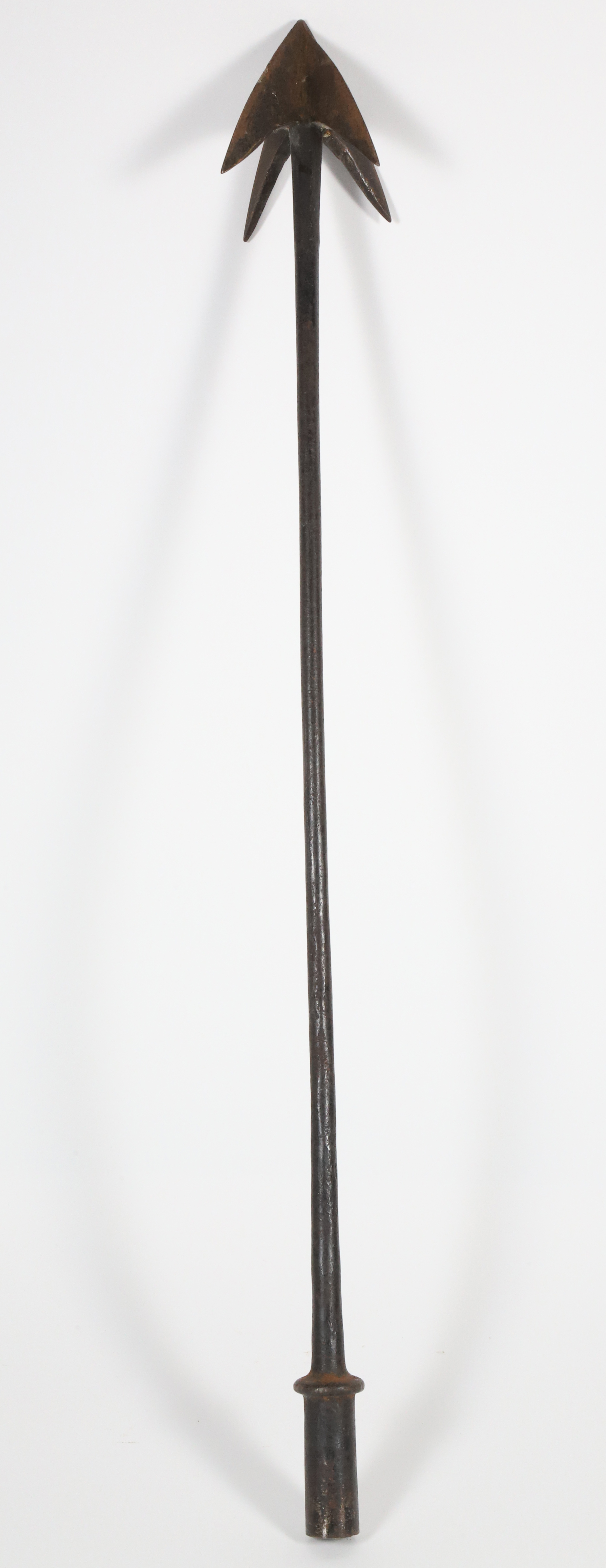 Wrought Iron Four Prong Harpoon - Antique Wrought Iron Four Prong ...