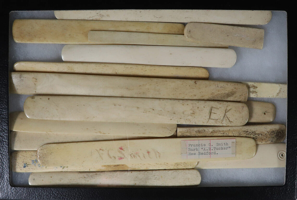 Seventeen Polished Whalebone Page Turners 19th Century - Seventeen ...