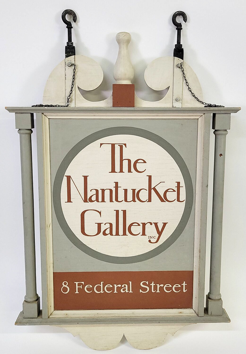 Vintage Nantucket Gallery Federal Street Advertising Sign - Vintage ...
