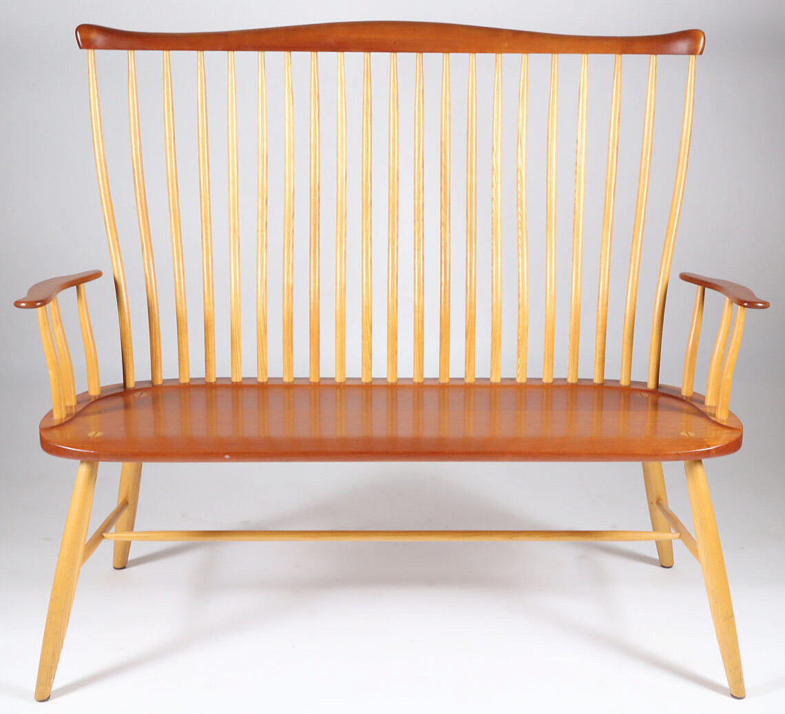 Stephen Swift Cherry and Ash Bench - Stephen Swift Cherry and Ash Bench ...