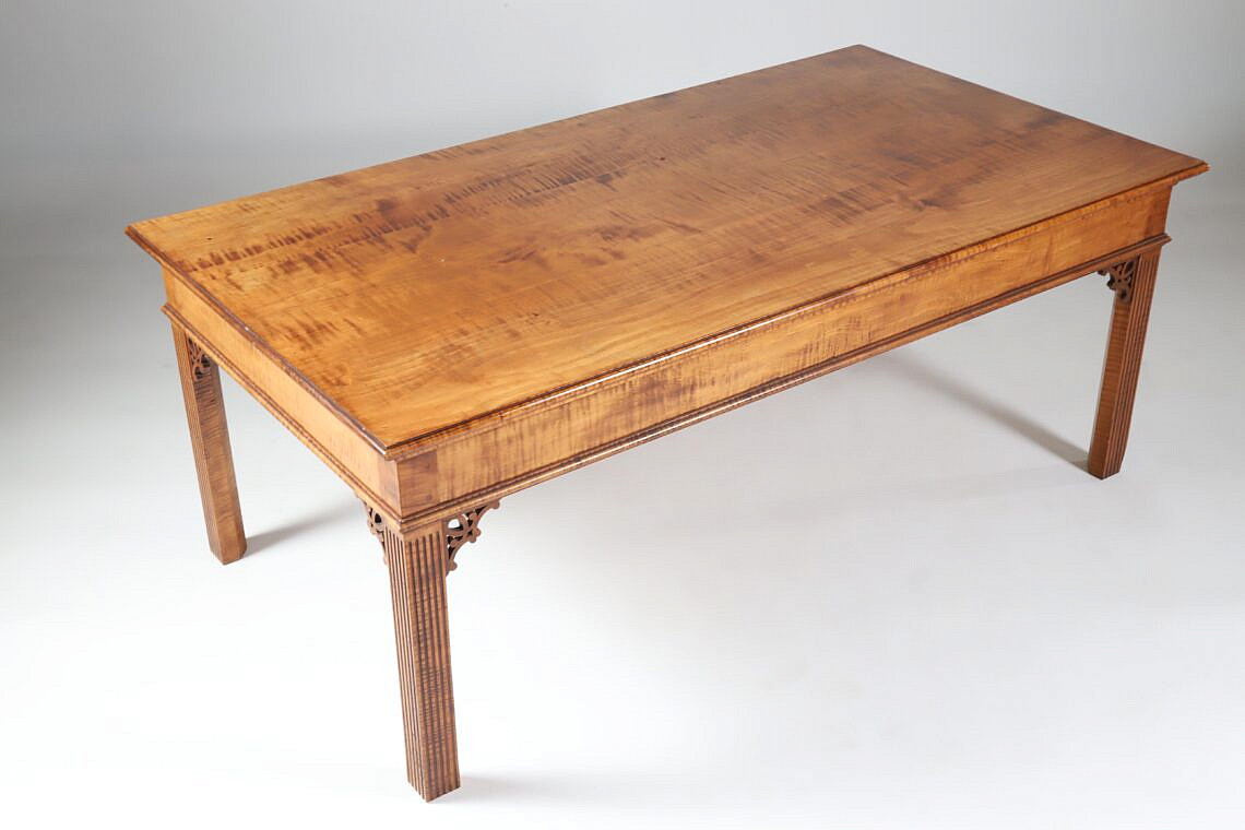 D. R. Dimes Tiger Maple Rectangular Coffee Table - D. R. Dimes Tiger ...