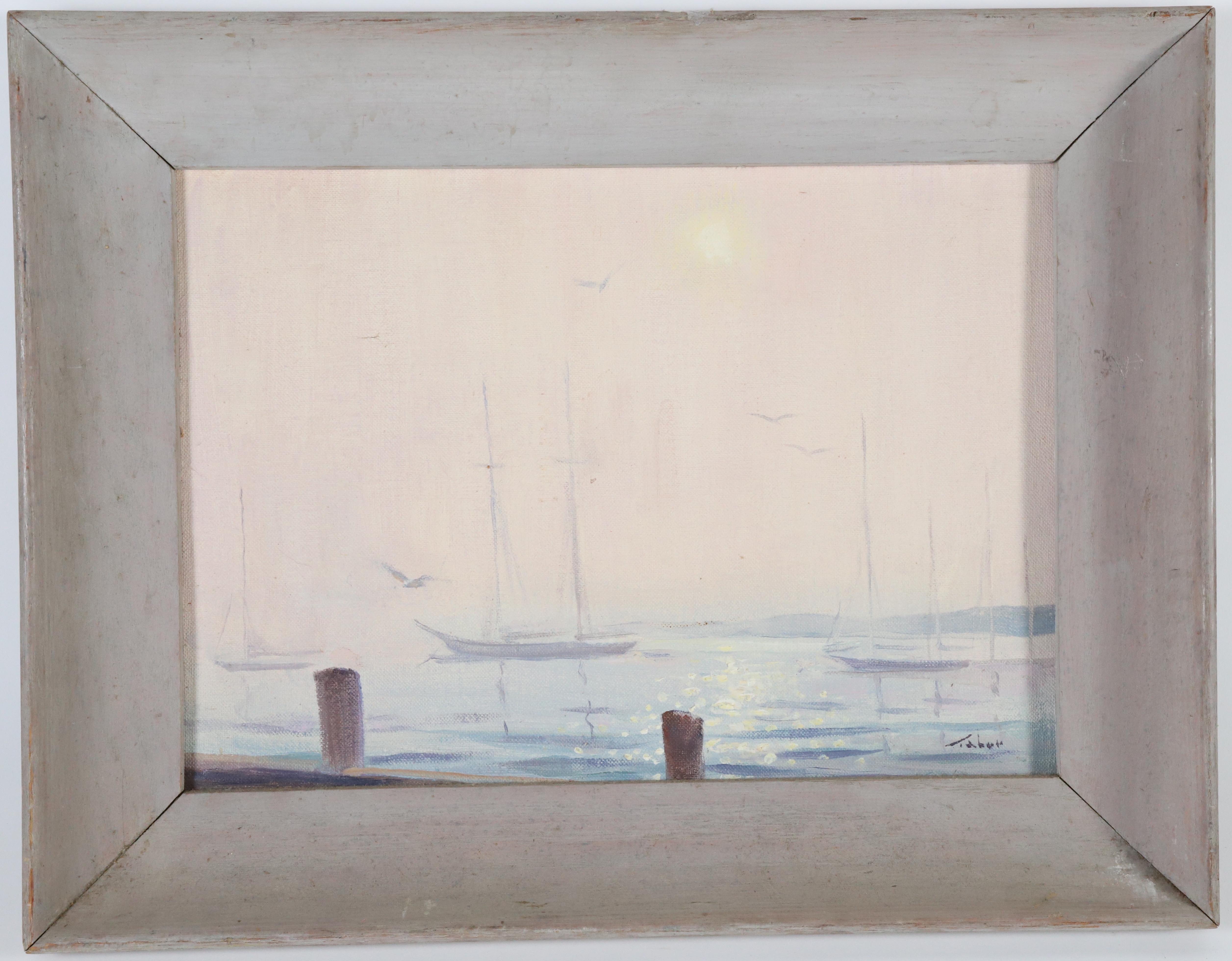 Gerald Taber Oil on Artist Board "Nantucket Morning" - Gerald Taber Oil ...
