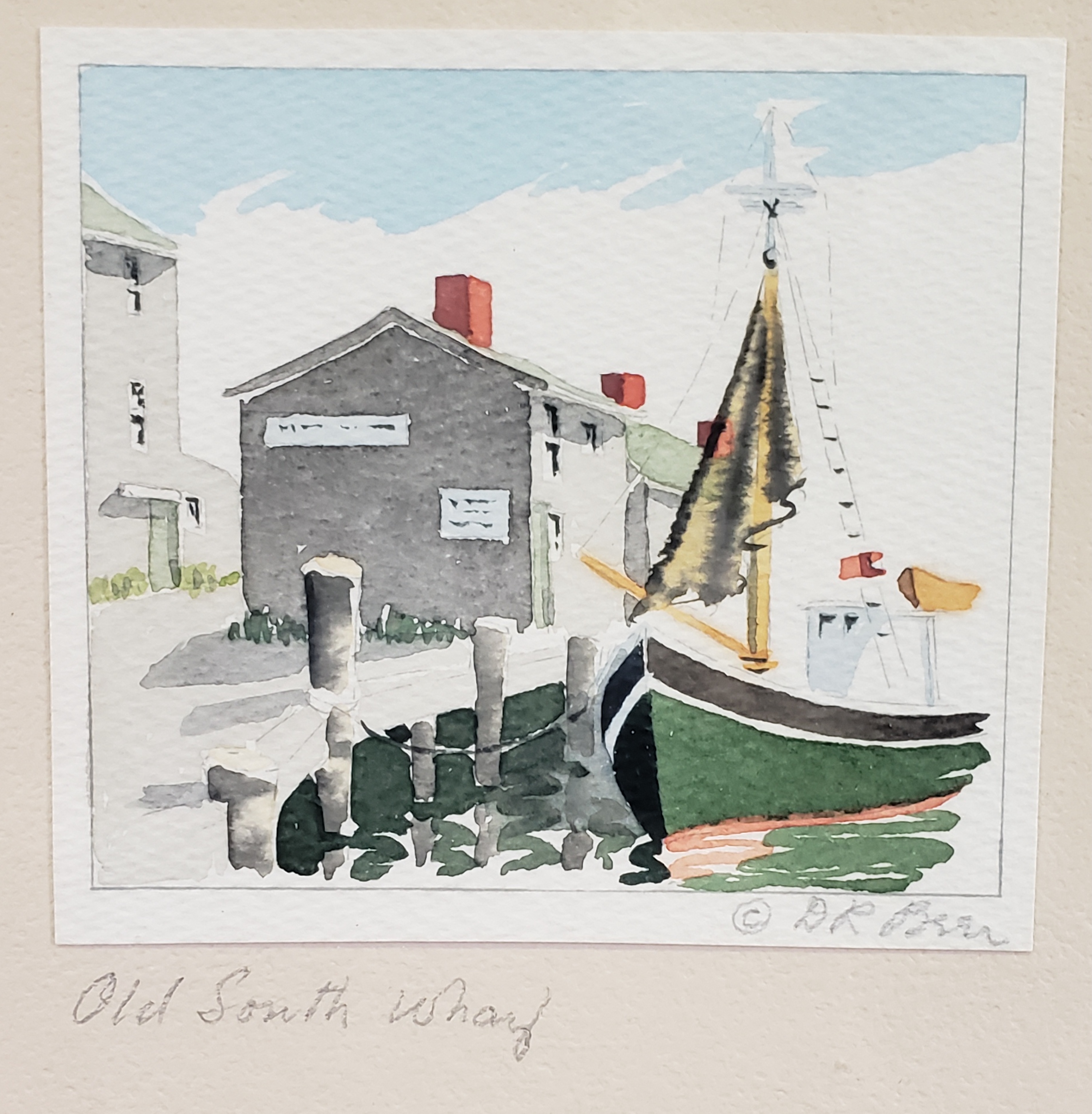 Doris Richard Beer Nantucket Watercolor - Doris and Richard Beer ...