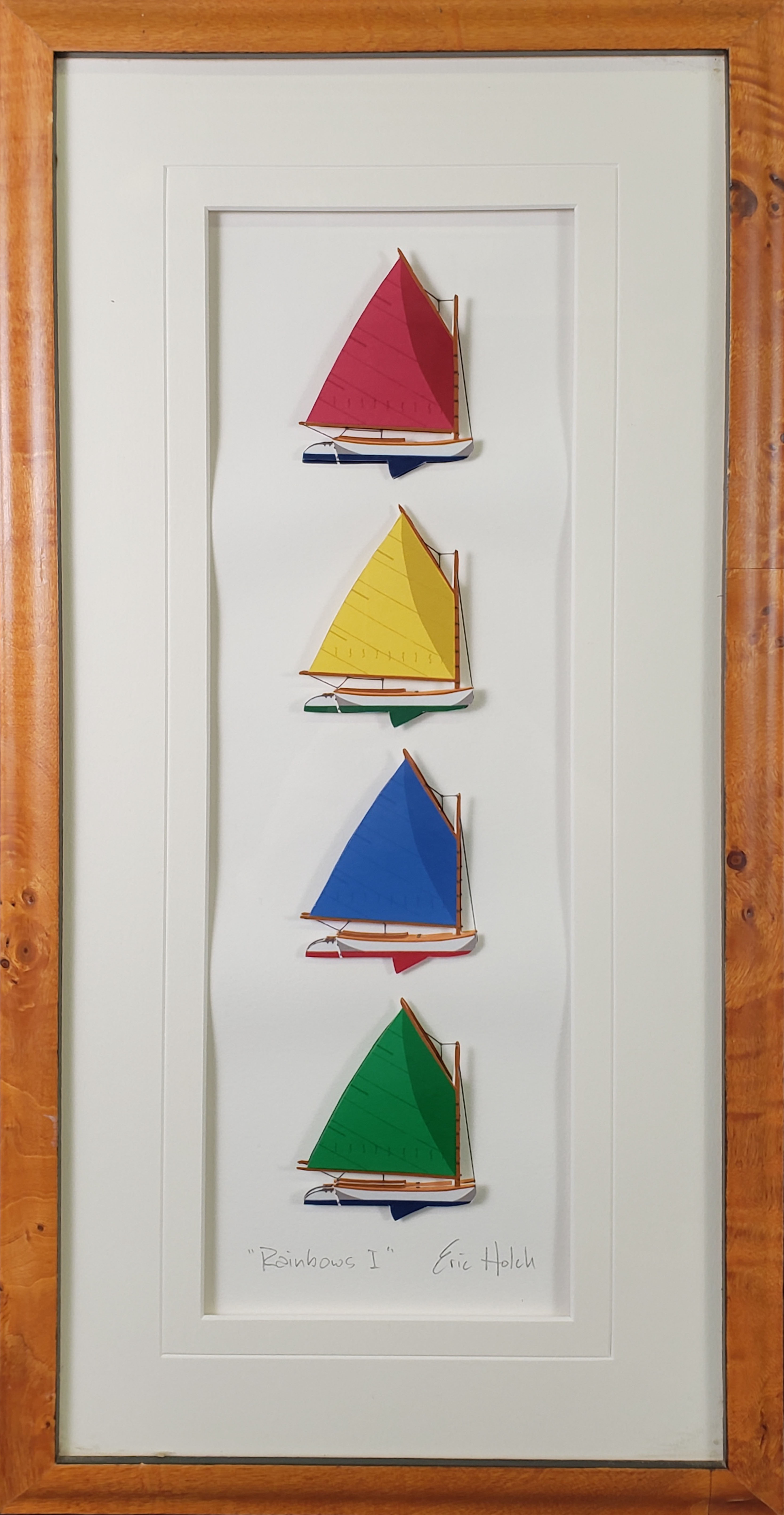 Eric Holch 3D Paper Cutout Study Rainbow Fleat - Eric Holch Nantucket ...