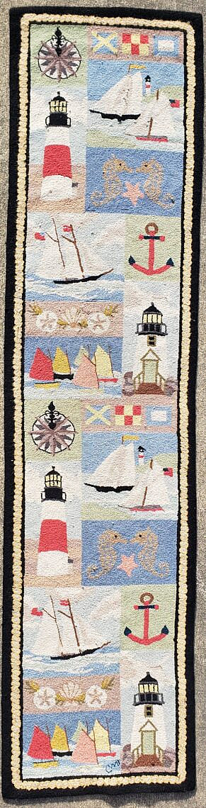 Claire Murray Nantucket Runner Rainbow Fleet - Vintage Claire Murray ...
