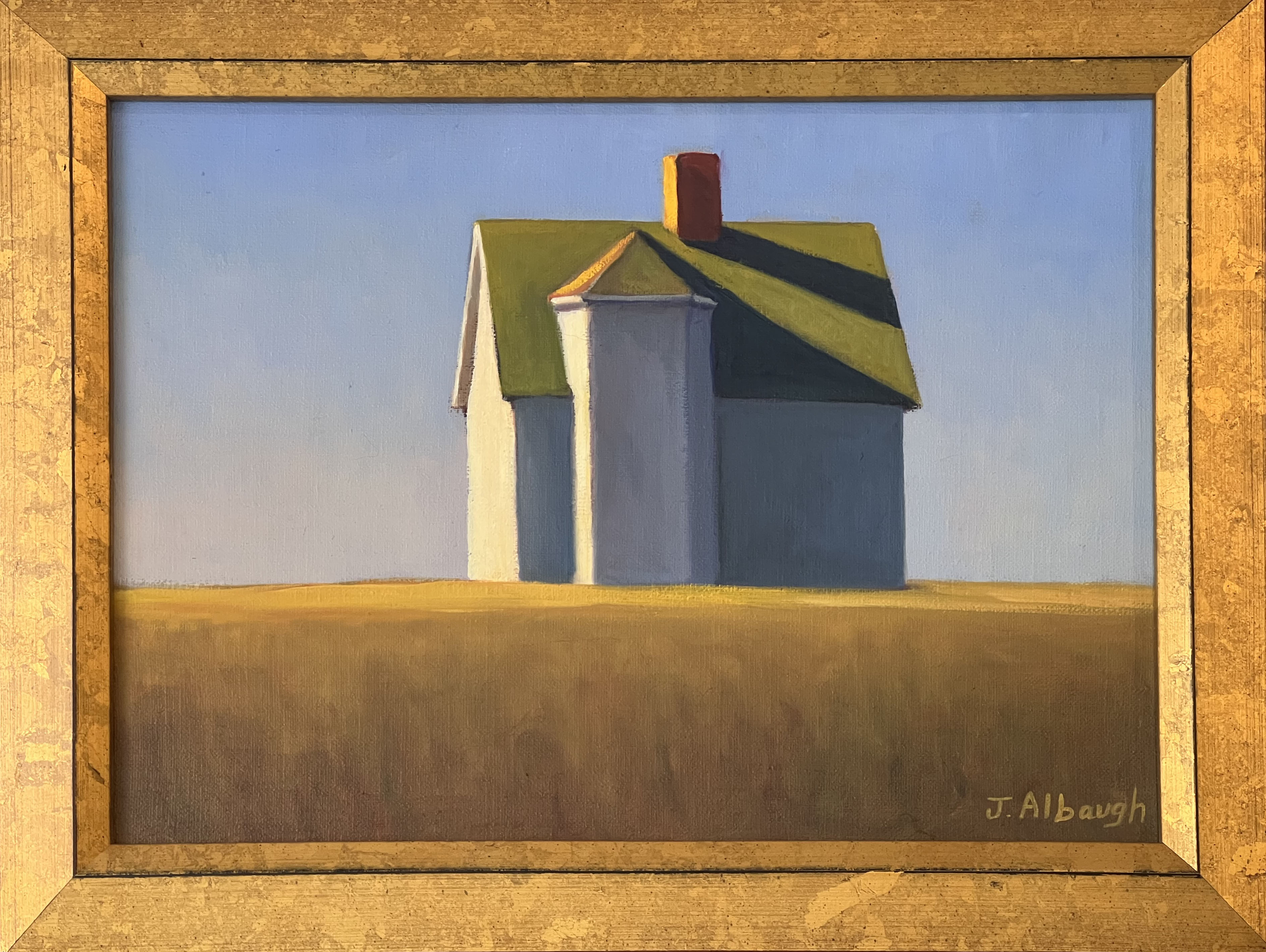 Joan Albaugh (American Contemporary) Oil on Canvas "Afternoon Shadows ...