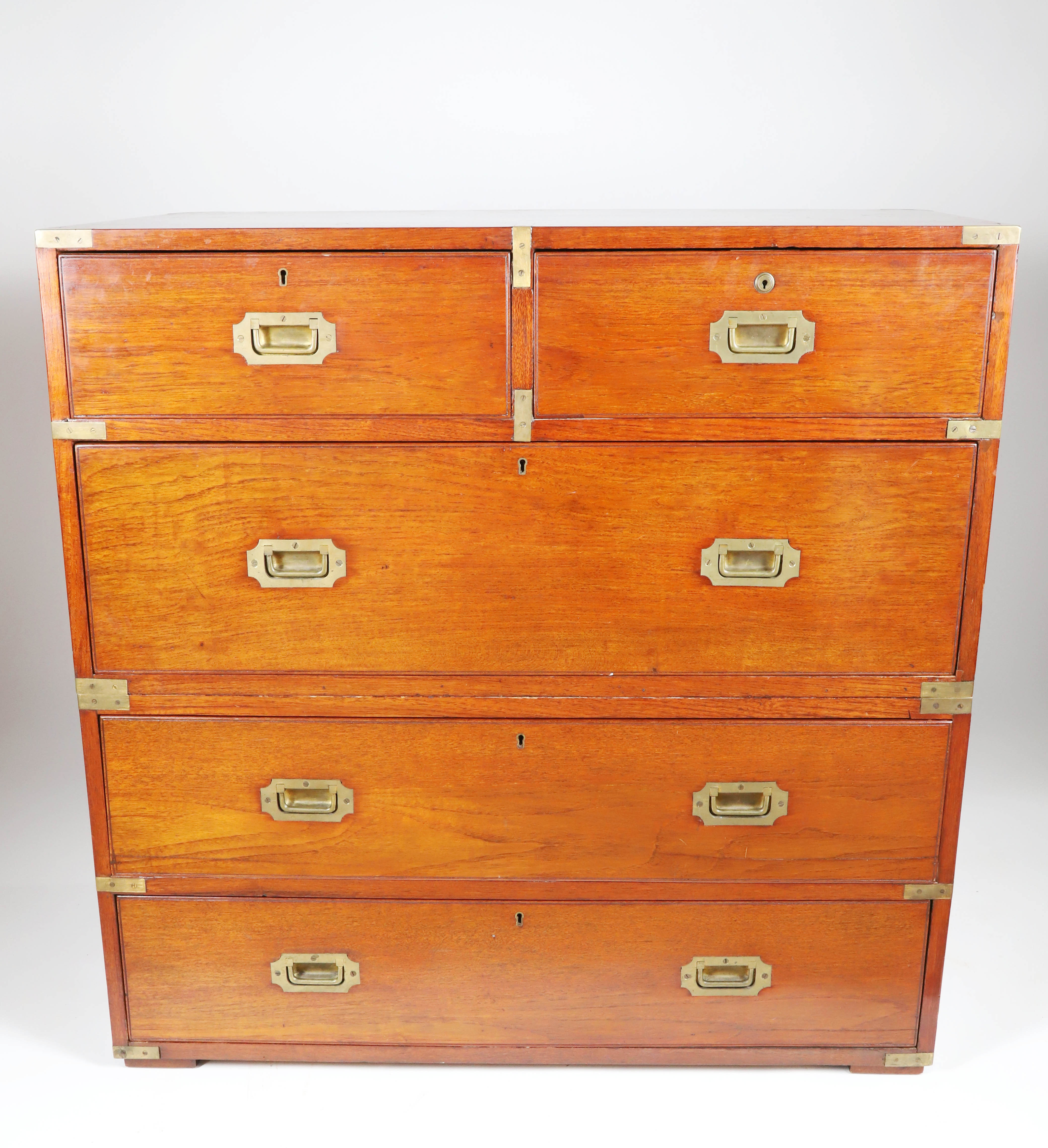 British Regency Campaign Chest of Drawers 19th Century - British ...