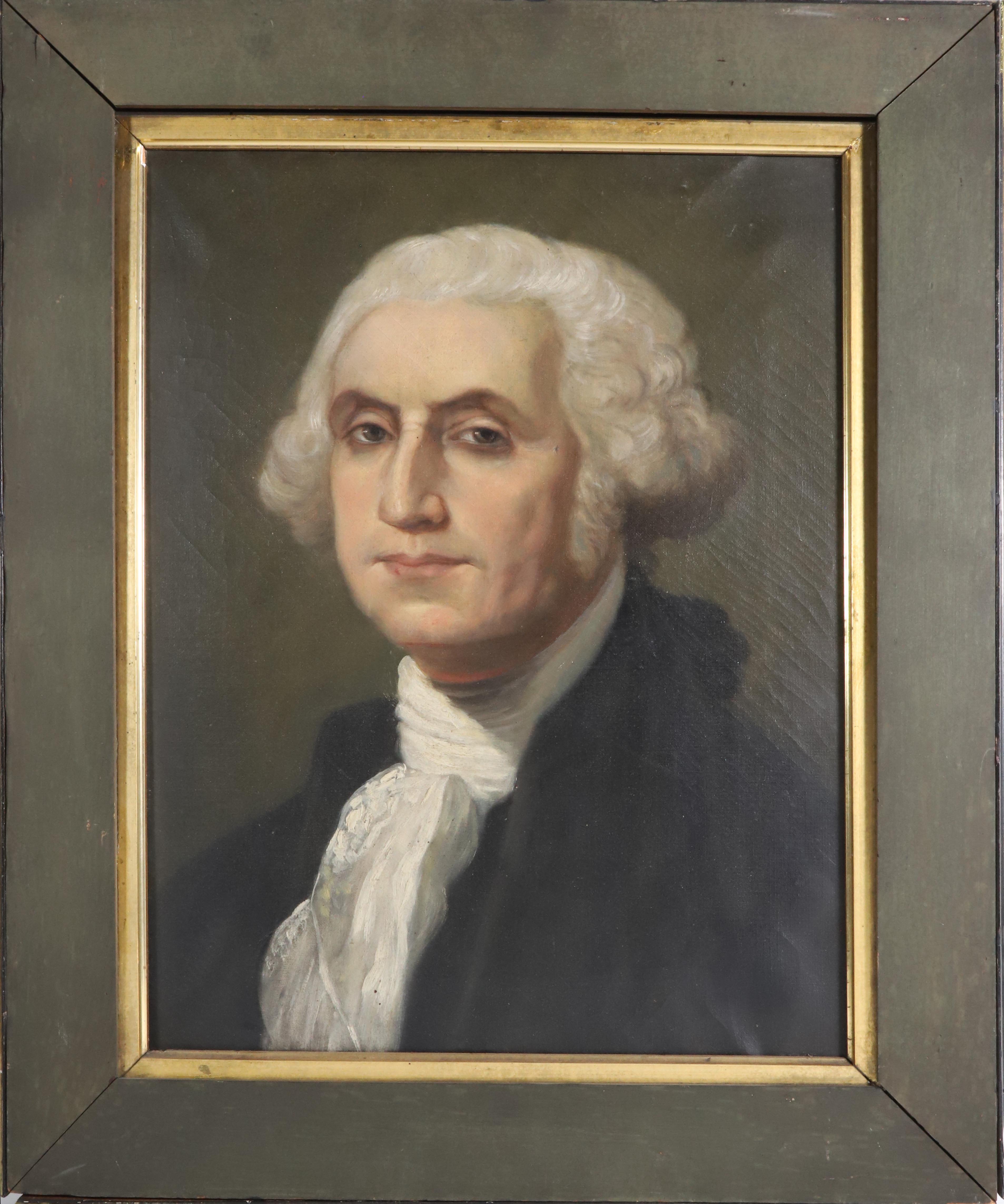 Oil on Canvas "Portrait of George Washington" - "Portrait of George ...