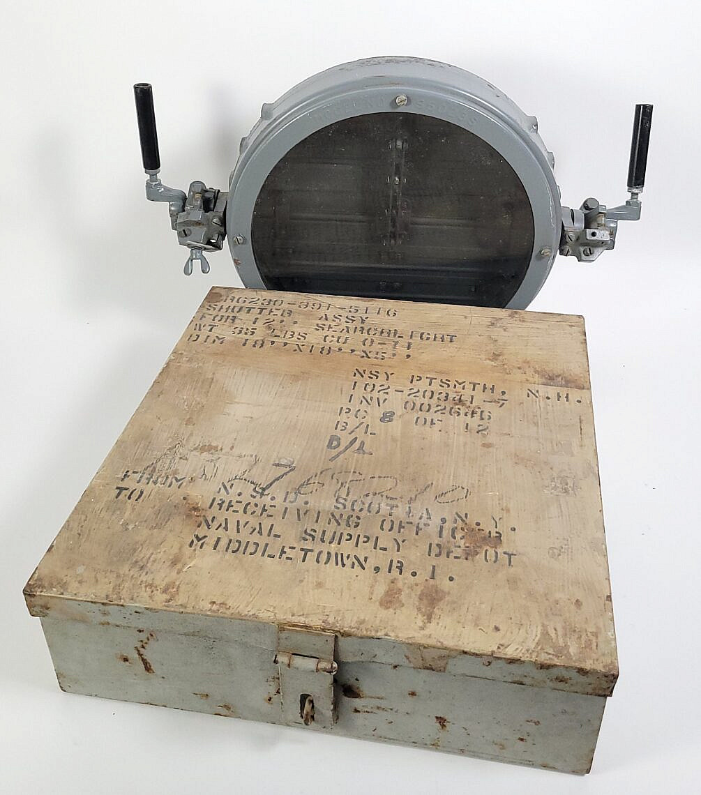 World War Two U.S. Navy Signal Light Shutter Lens - World War Two U.S ...