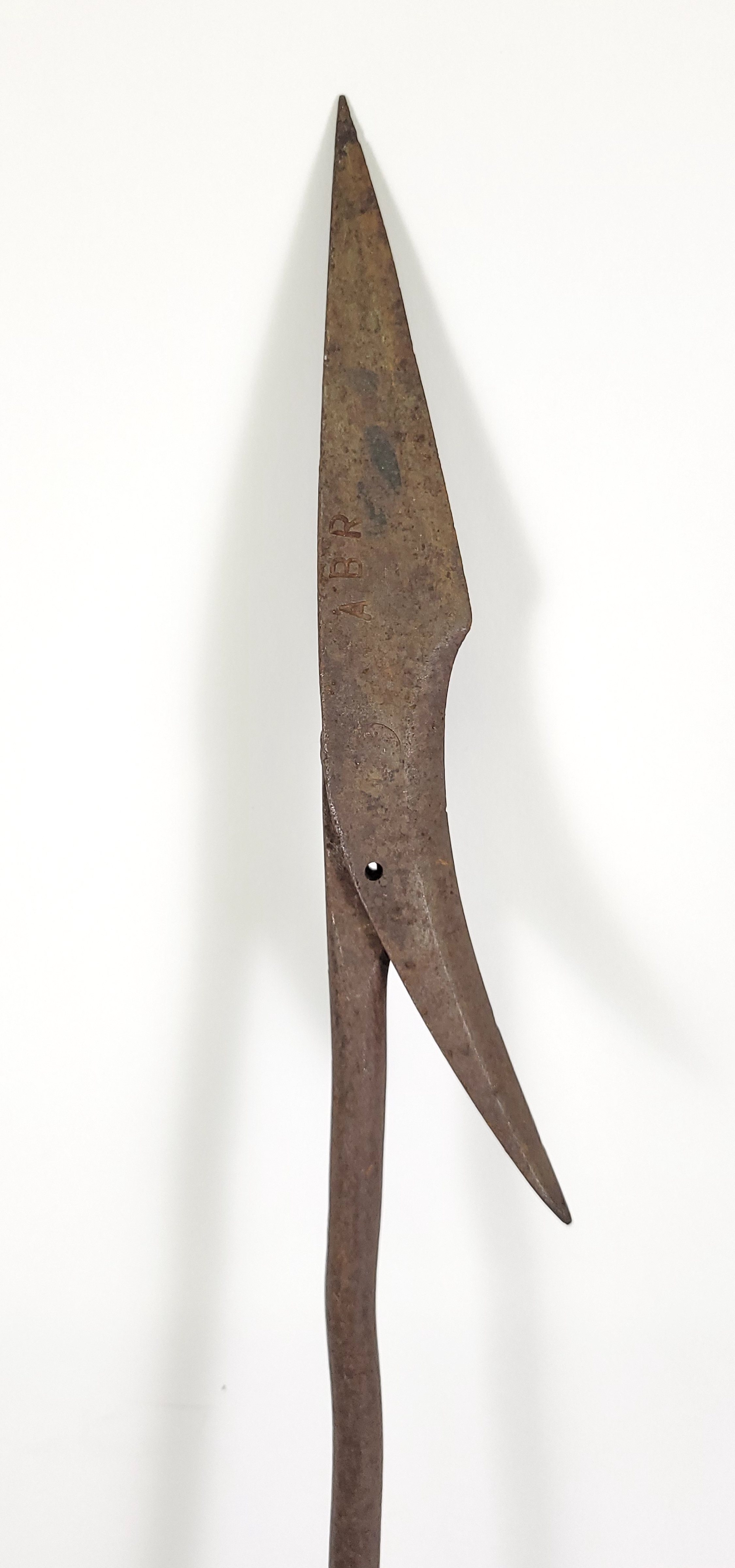 Signed 19th C. New England Toggle Head Whaling Harpoon - Signed 19th C ...
