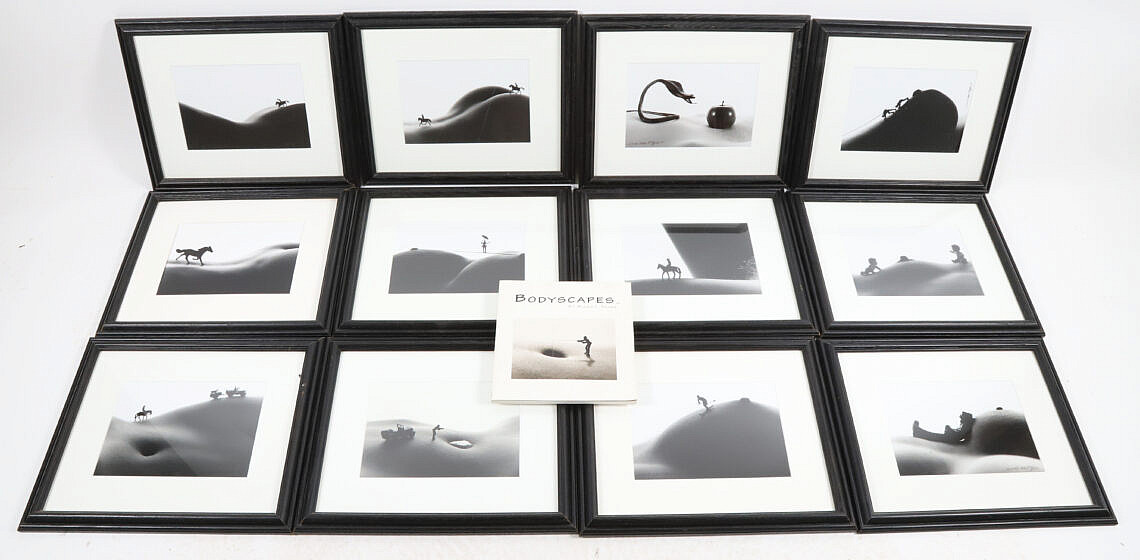 Collection Of 12 Allan Teger Limited Edition Black And White ...