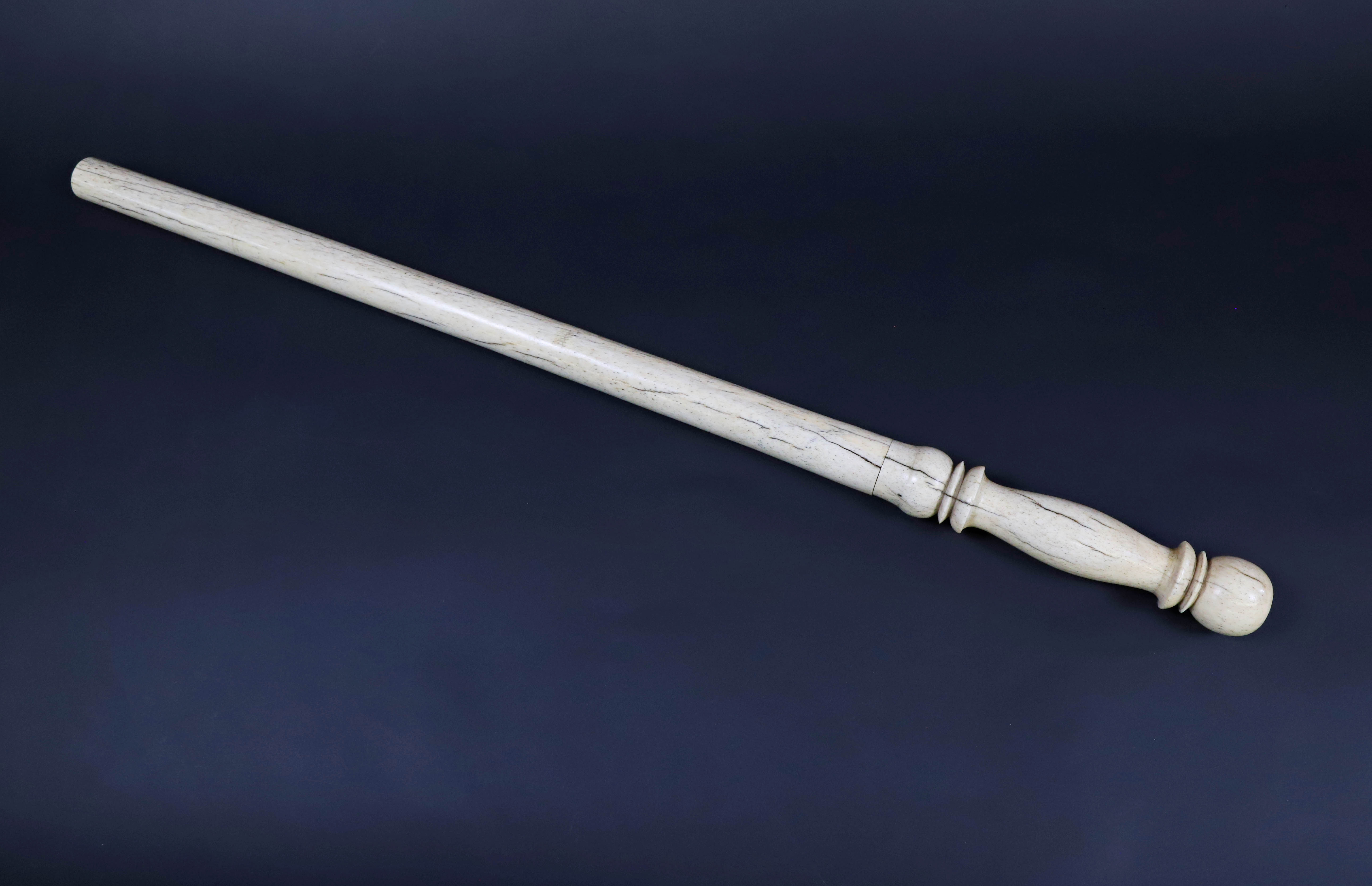 Exceptionally Rare Scrimshaw Night Stick circa 1850 - Exceptionally ...