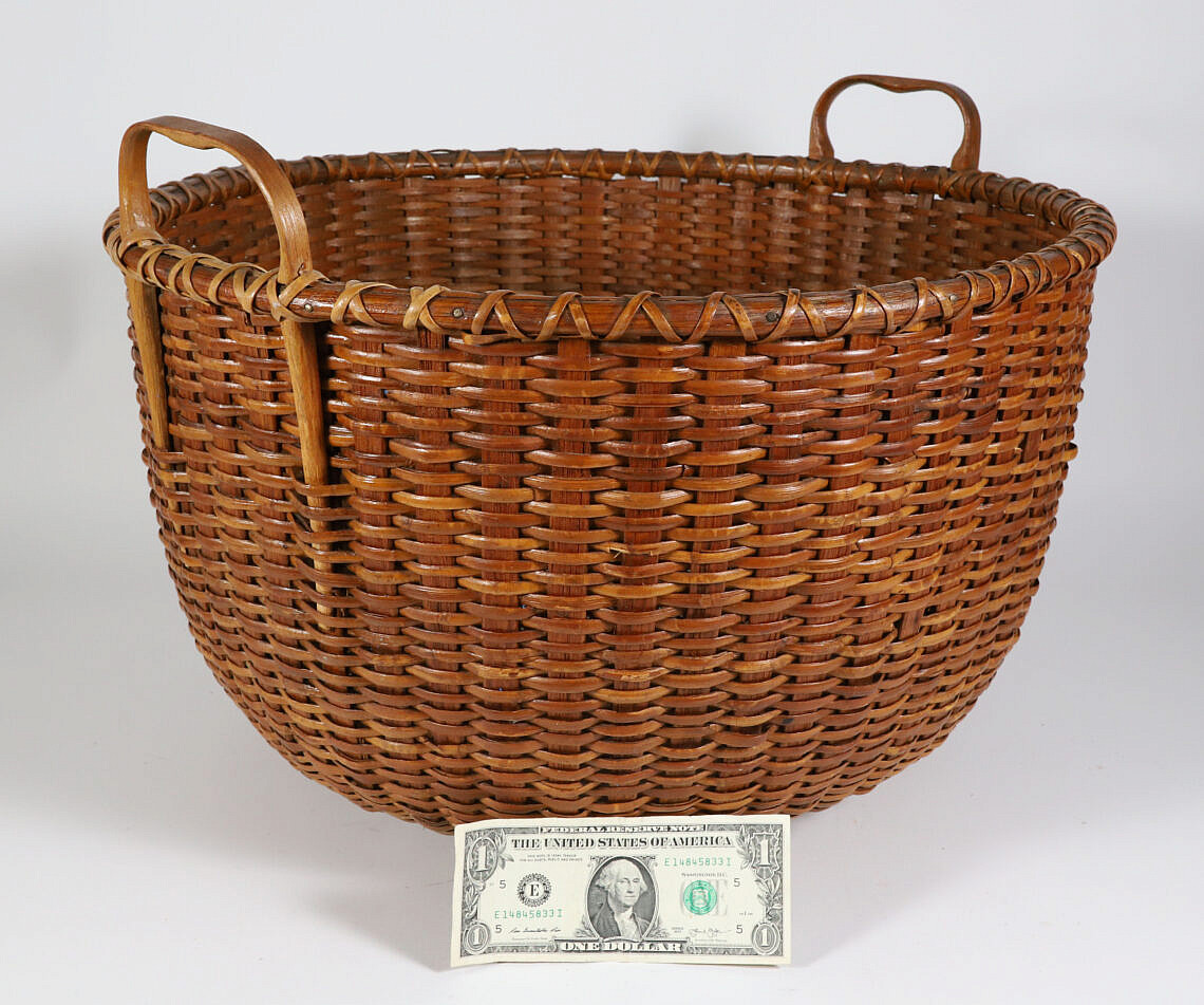 Antique Nantucket Bushel Basket - Antique Nantucket Bushel Basket ...