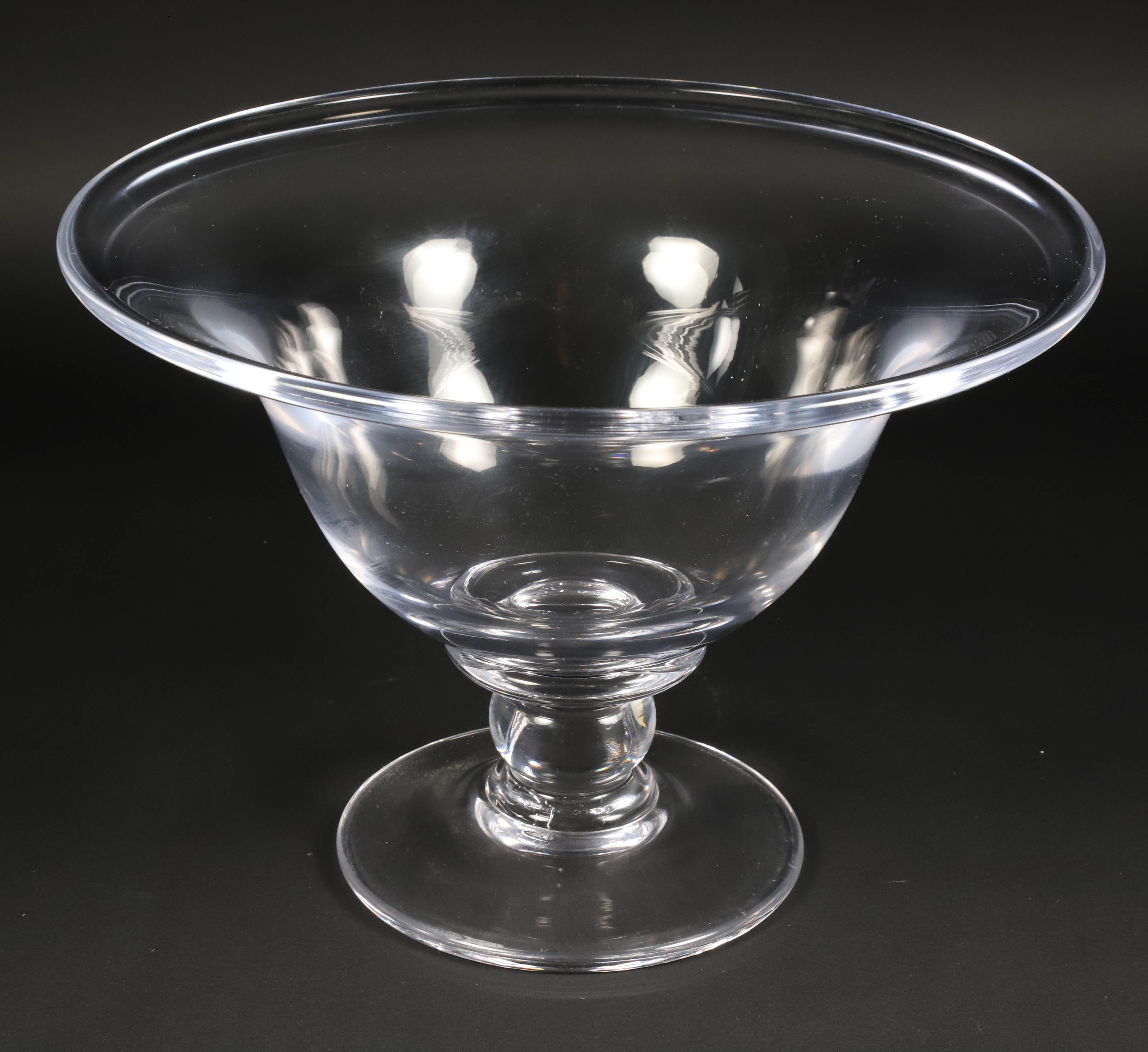Simon Pearce Hand Blown Pedestal Centerpiece Bowl - Simon Pearce Hand ...