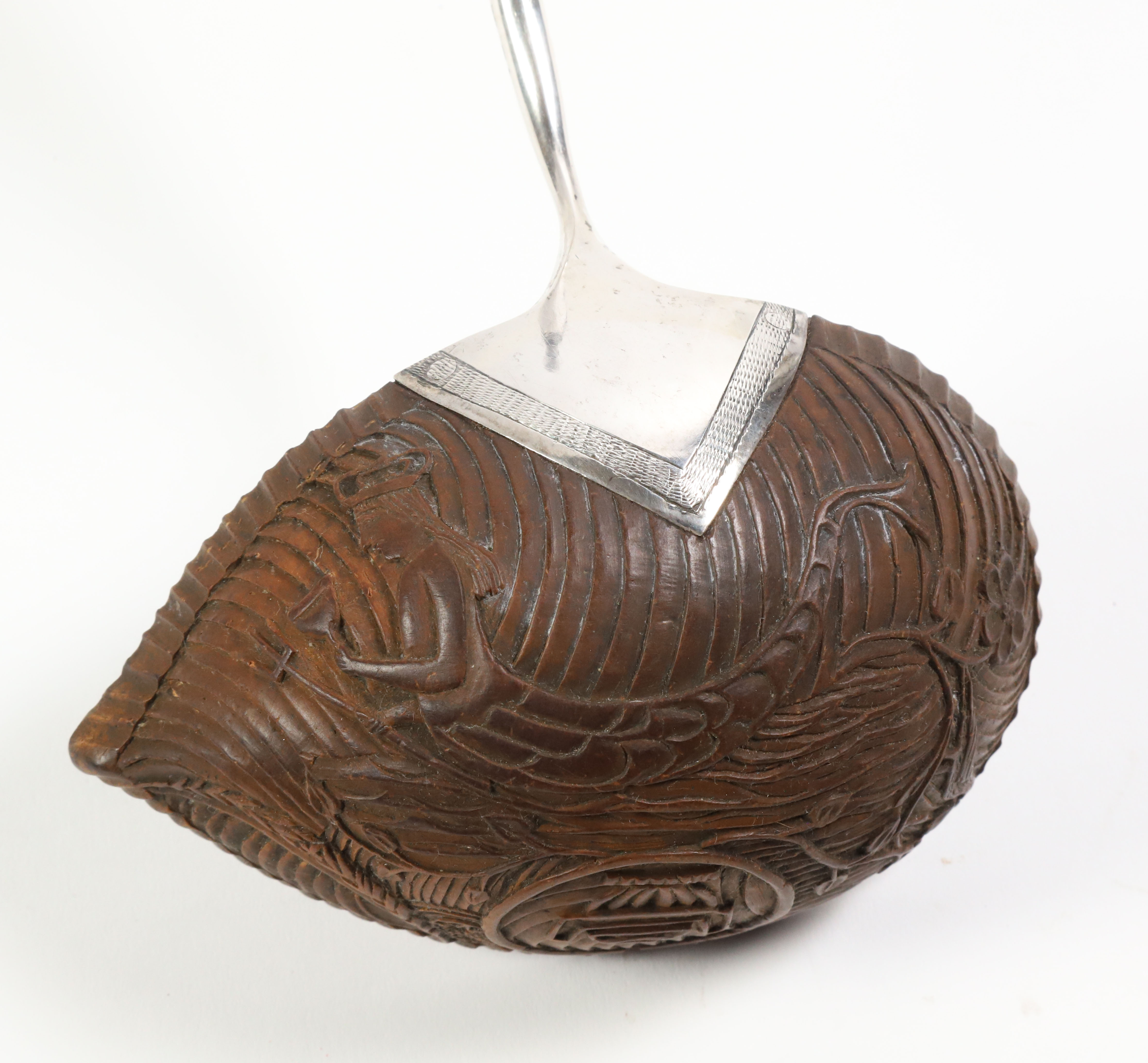 Finely Carved Coconut Ladle 18th/19th Century - Finely Carved Coconut ...
