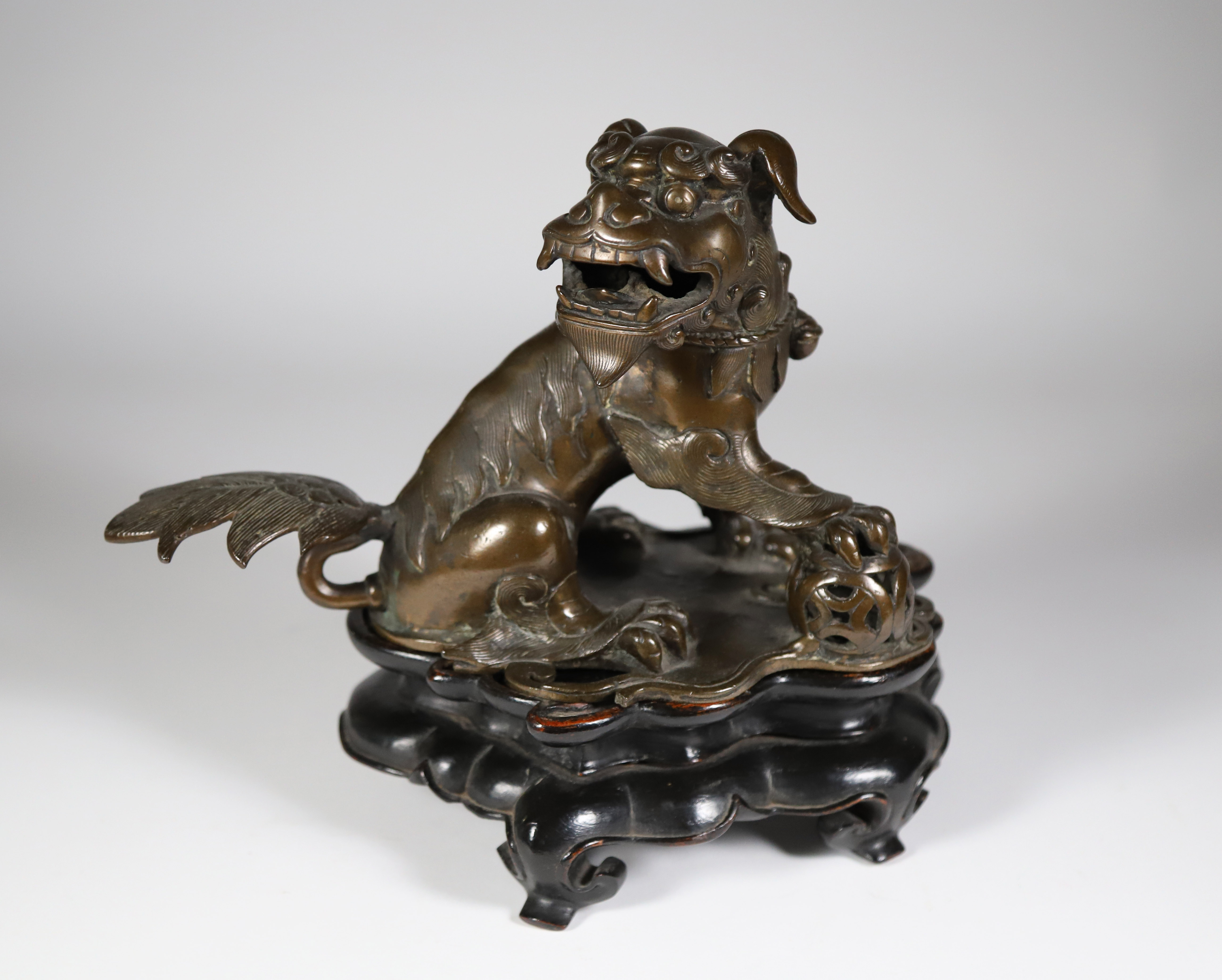 Antique Chinese Bronze Foo Dog Sensor 18th/19th Century - Antique ...
