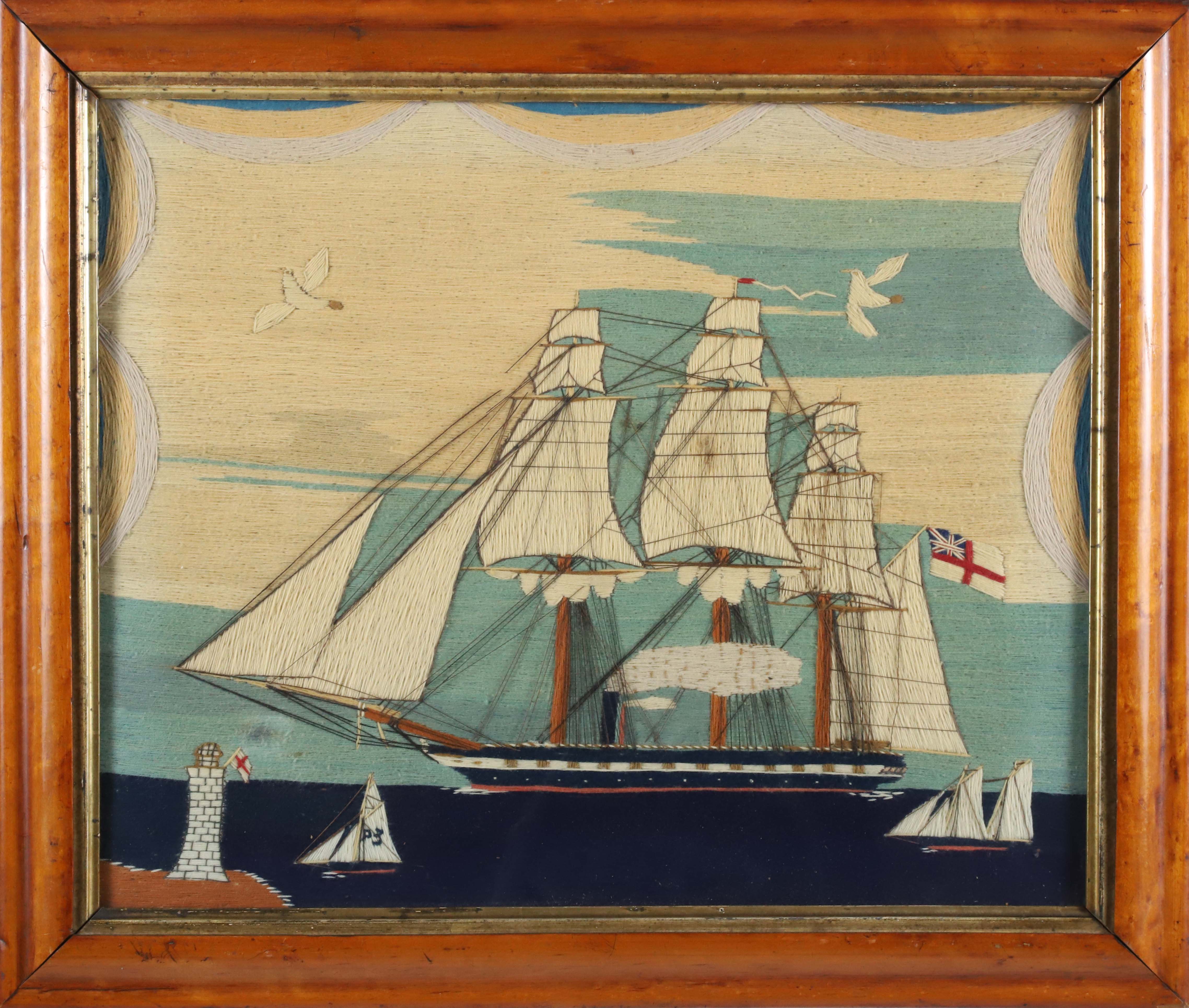 Fine British Sailor's Woolie 19th Century - Fine British Sailor's ...