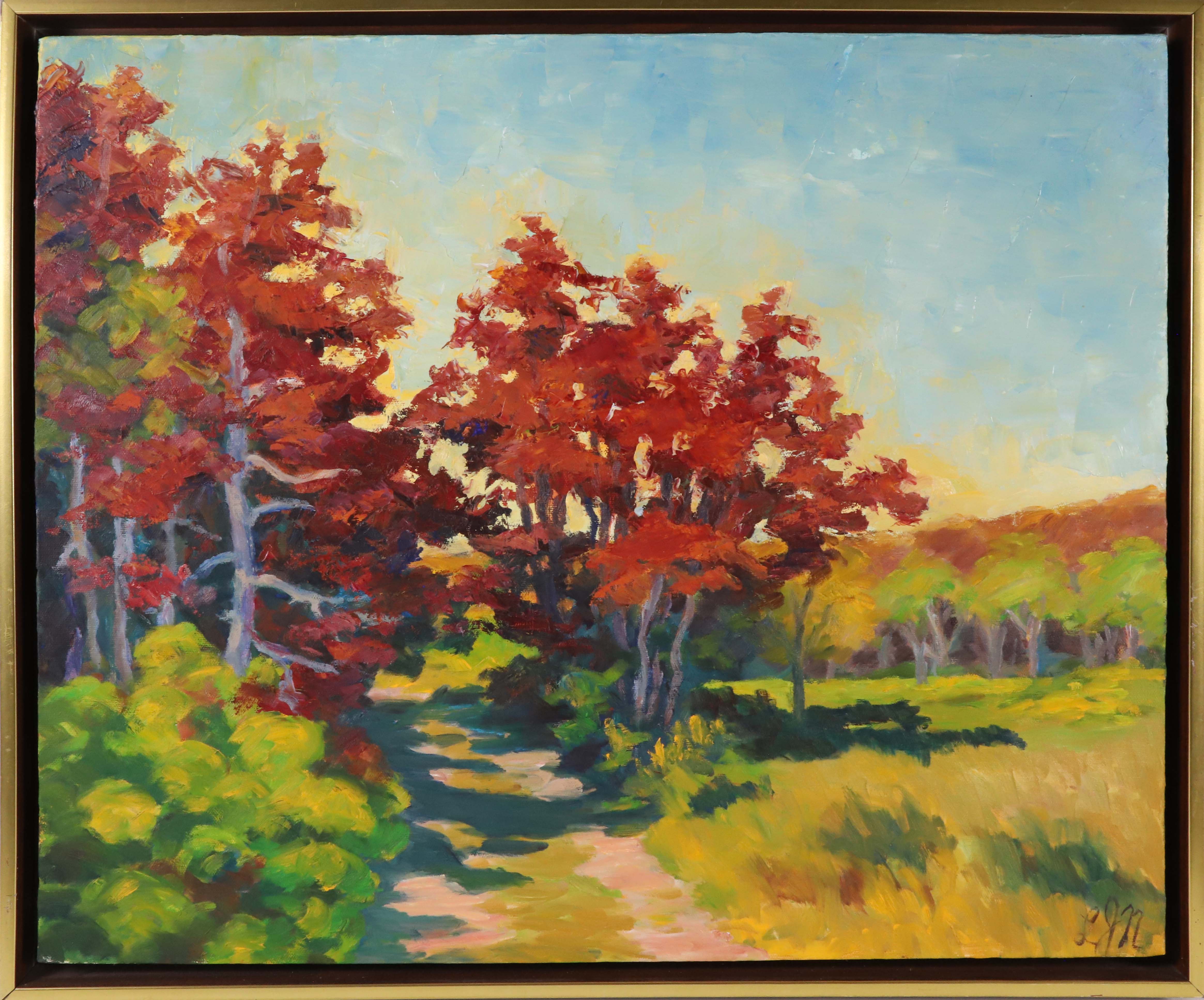 Lynn Nicholas Oil On Canvas "Landscape" - Lynn Nicholas Oil On Canvas ...