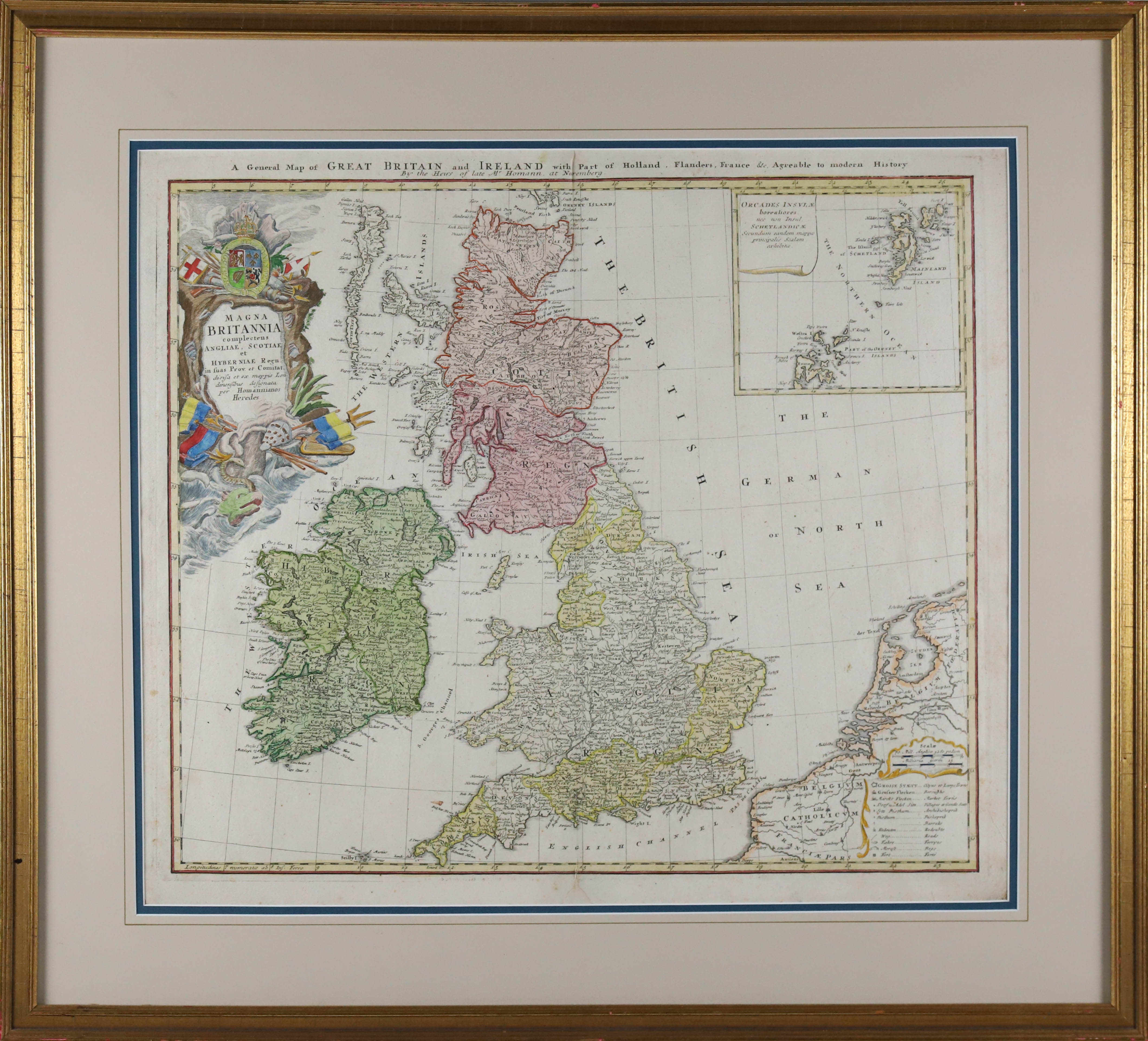 Magna Britannia A General Map of Great Britain and Ireland - Magna ...
