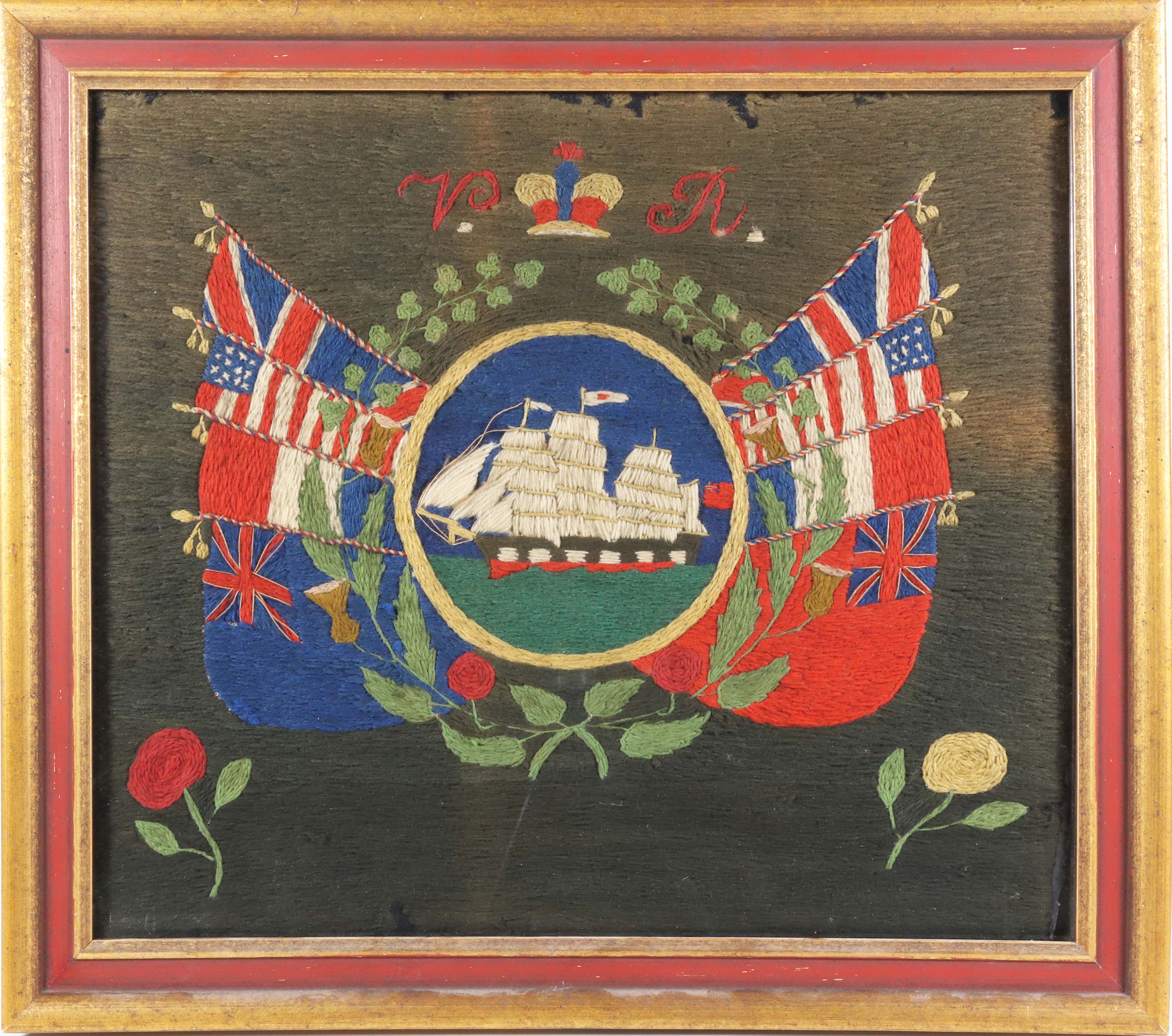 Victoria Rex Woolie British Woolwork 19th Century - Victoria Rex ...