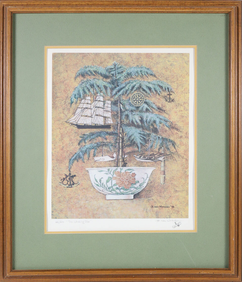 Barbara Van Winkelen Limited Edition Lithograph "The Whaling Tree ...