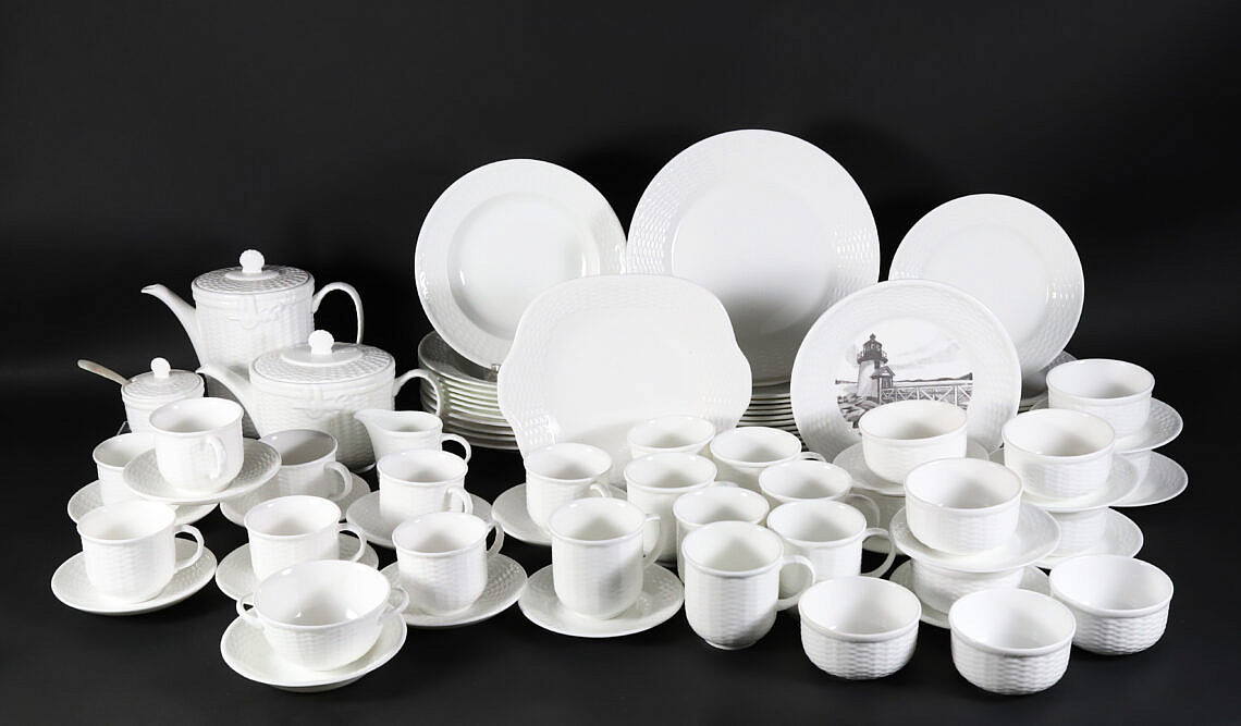 George Davis Wedgwood Basket Weave China - George Davis Wedgwood ...