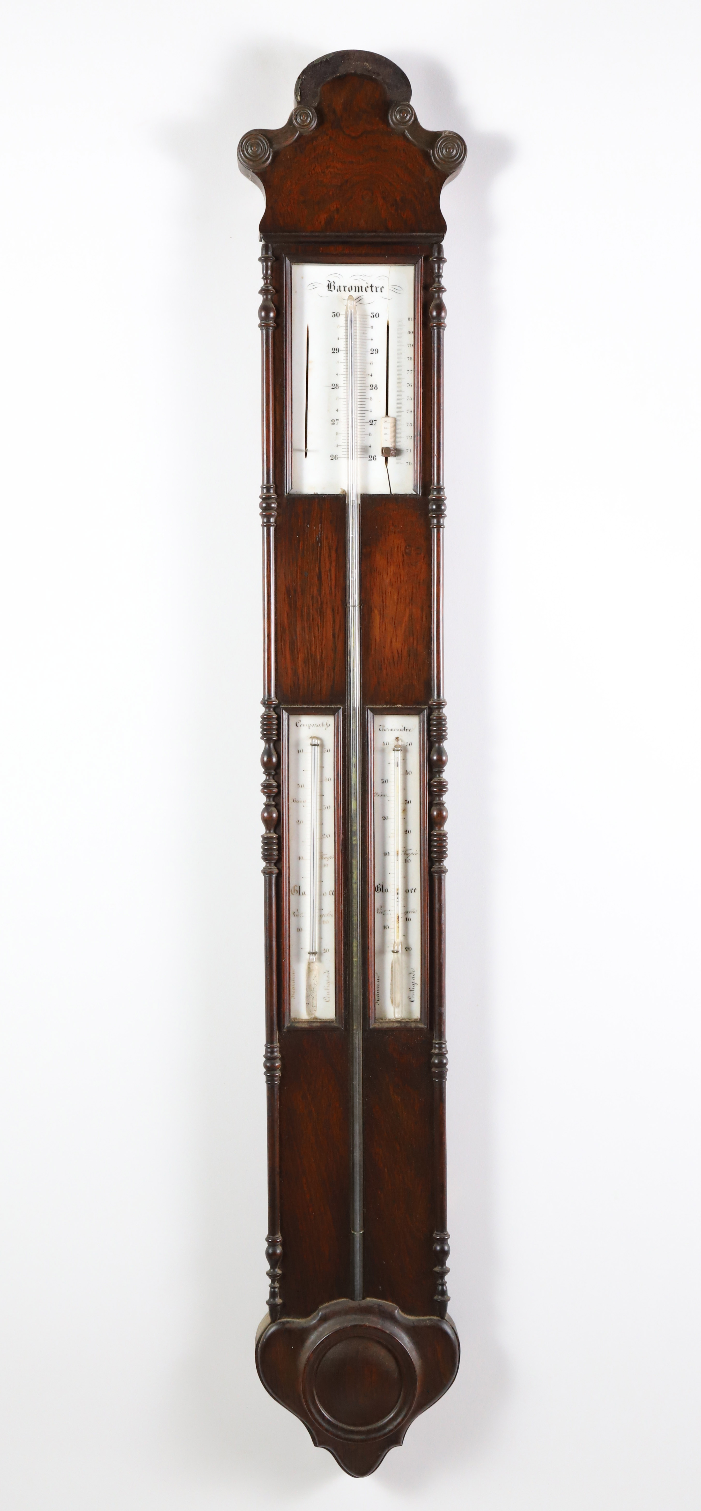 - Early 19th Century Carved Mahogany Stick Barometer - Rafael Osona ...