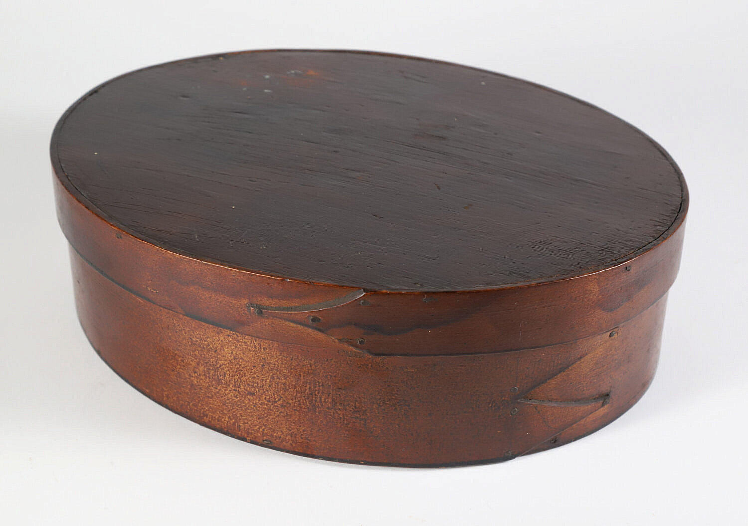 Shaker Oval Wooden Covered Box 19th Century - Shaker Oval Wooden ...