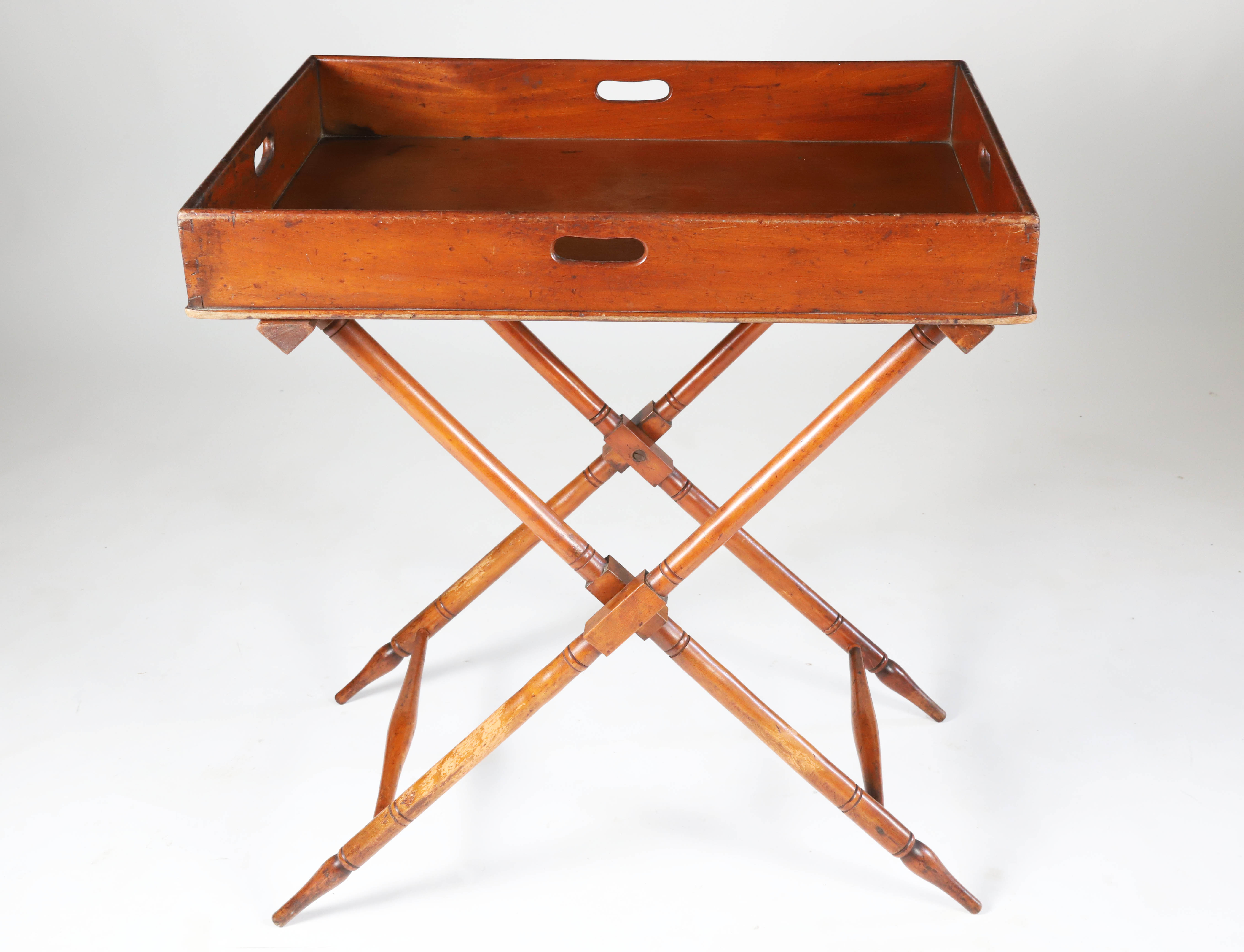 Georgian Butler's Tray on Stand - Georgian Butler's Tray on Stand ...