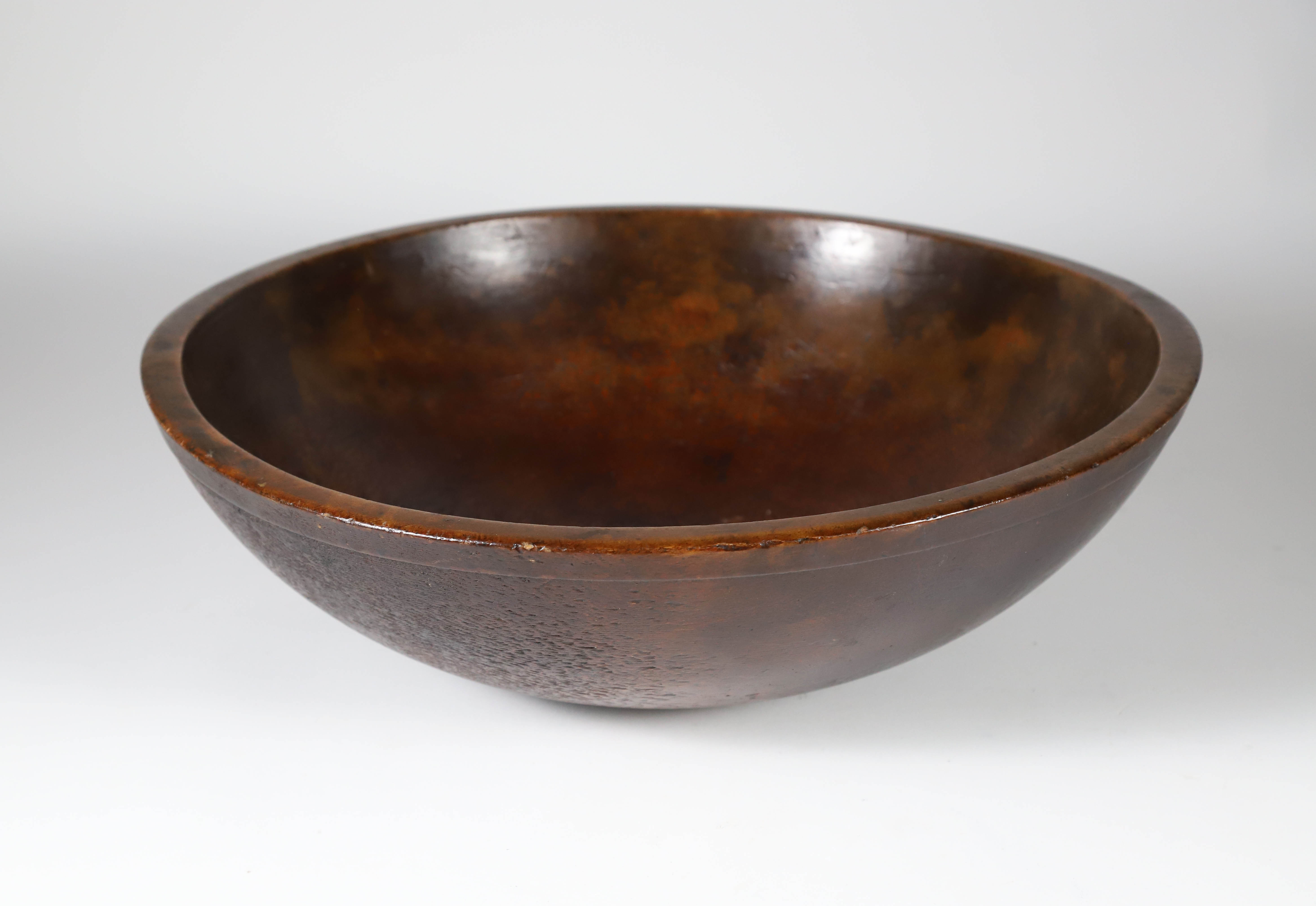 Vintage Turned Wood Treen Bowl - Vintage Turned Wood Treen Bowl ...