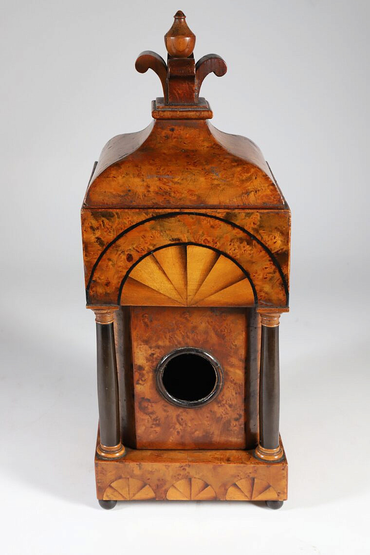 English Gentleman's Multi-wood Inlaid Watch Hutch Box 19th Century ...