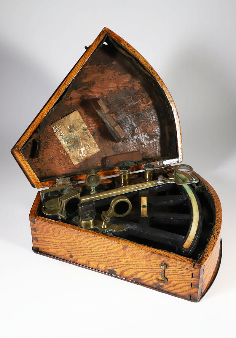 Marseille Boxed Sextant 19th Century - Marseille Boxed Sextant, 19th ...