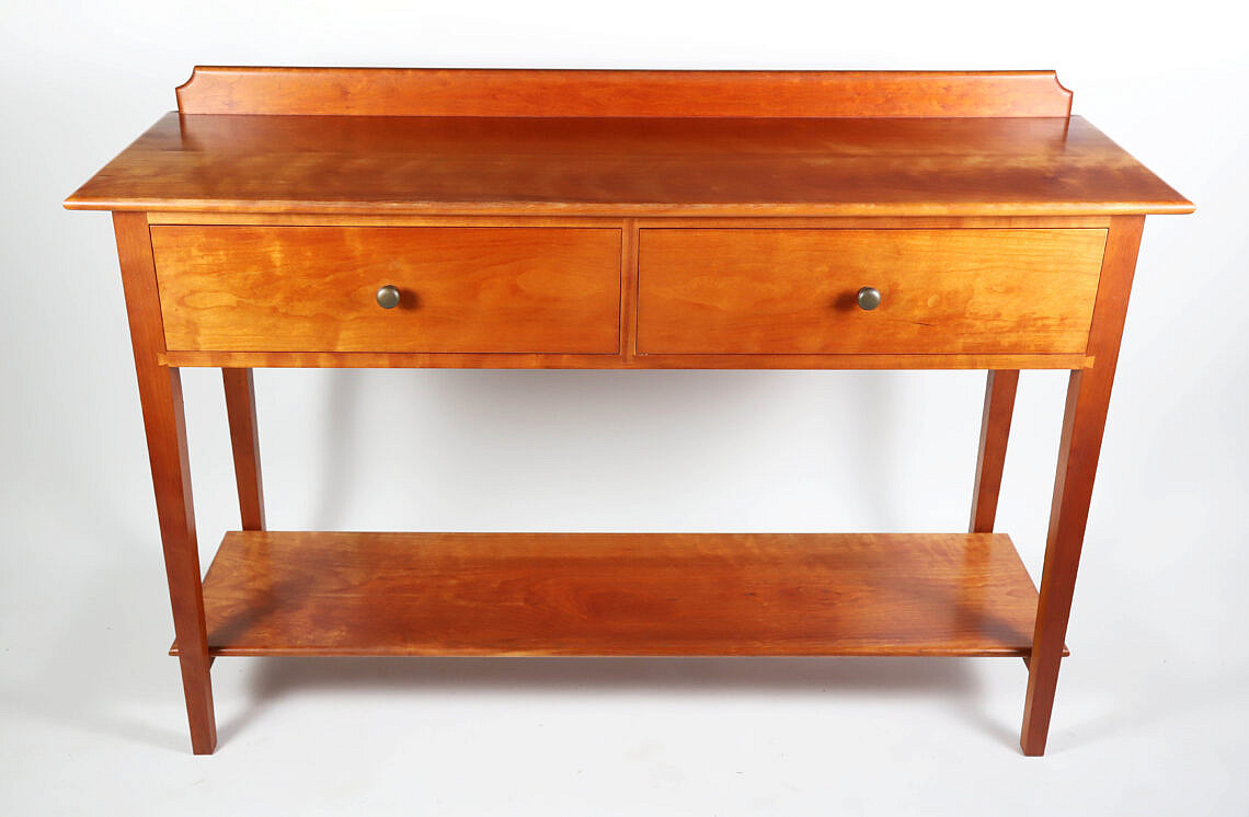 Signed Stephen Swift Cherry Two-Tier Sideboard circa 2005 - Signed ...