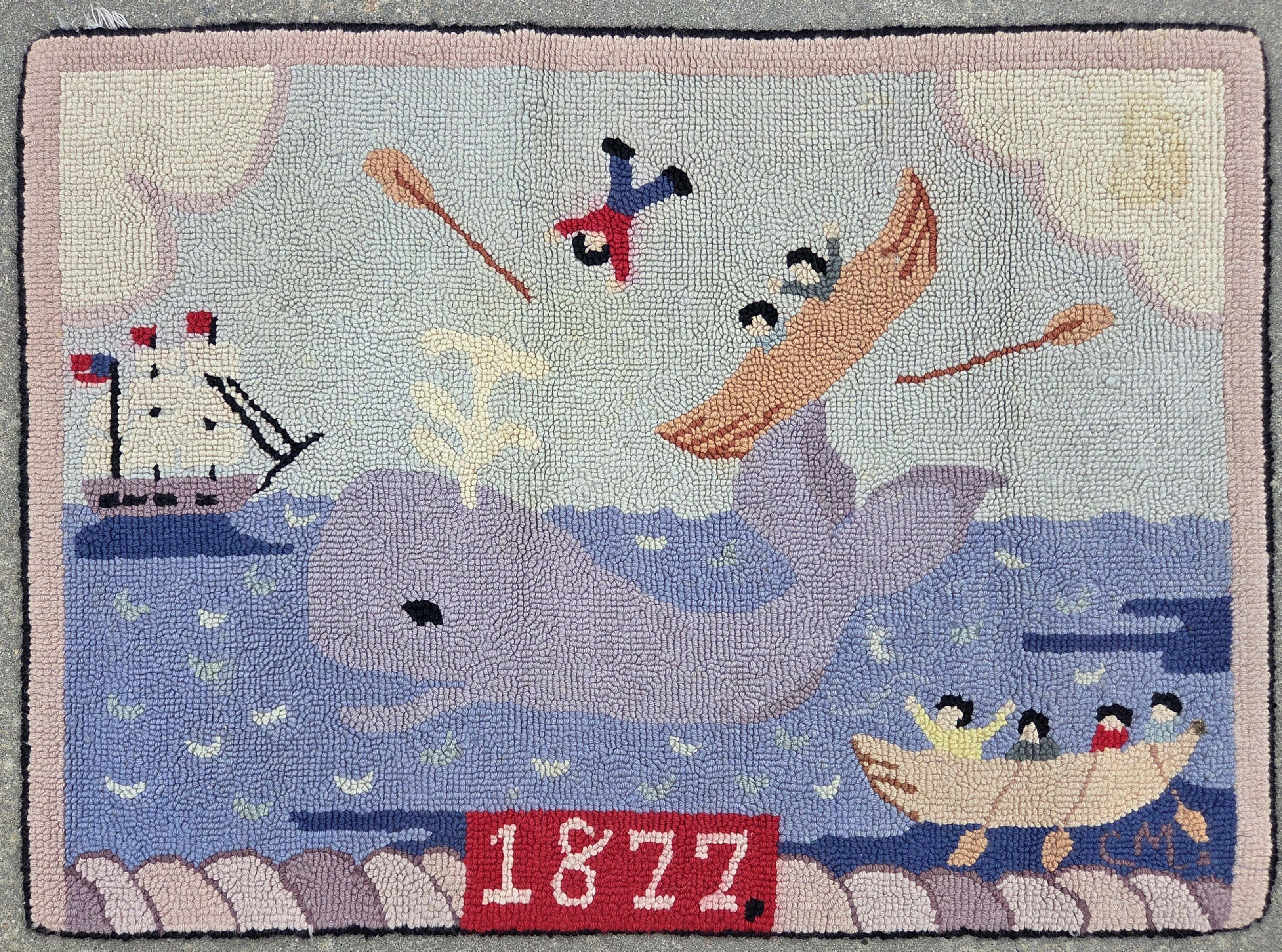 Claire Murray "1877 Stoved Boat" Hooked Rug - Claire Murray "1877 ...