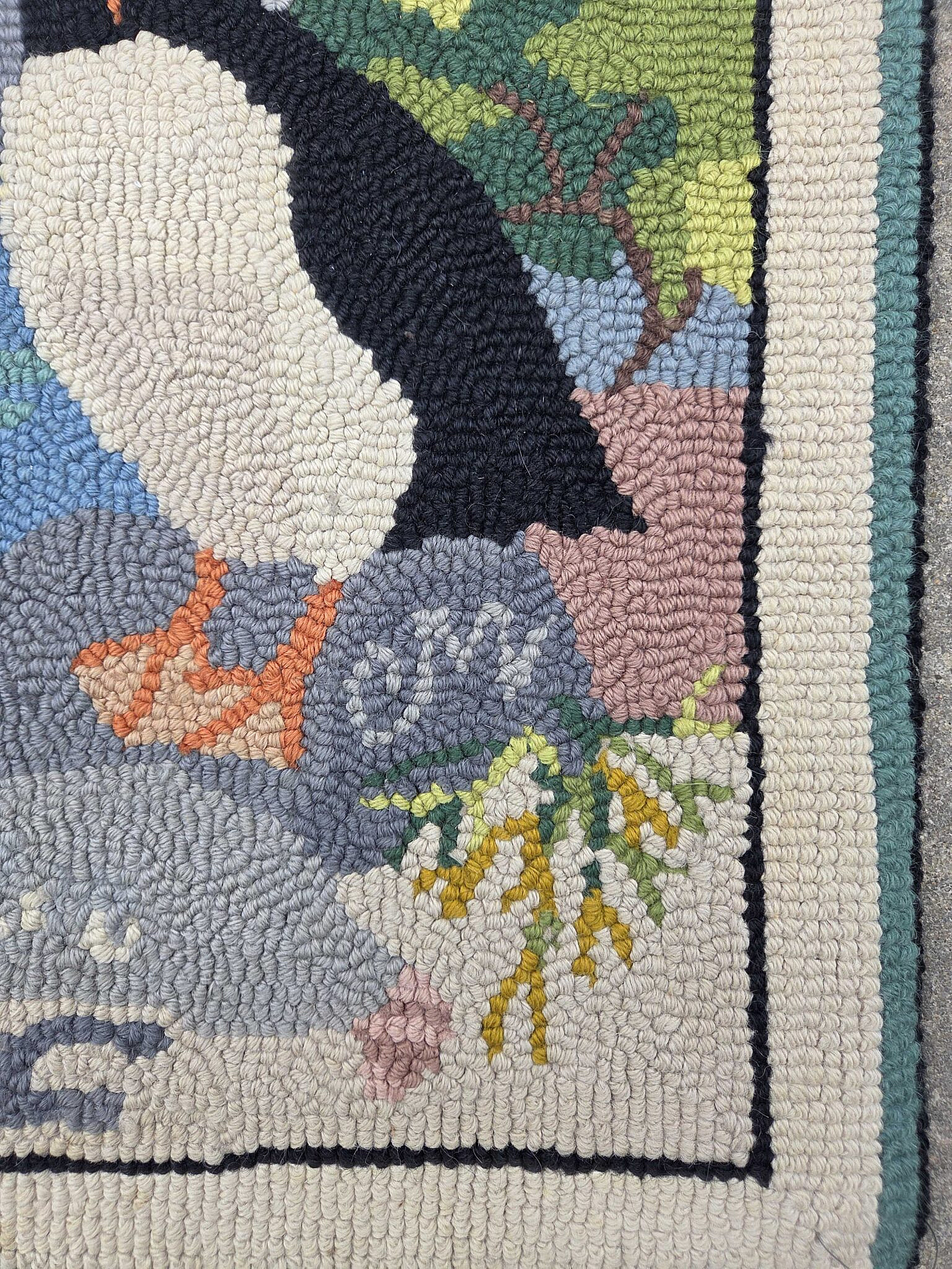 29-5580 Claire Murray Hooked Rug Puffins and Curtis Island C _114235 ...