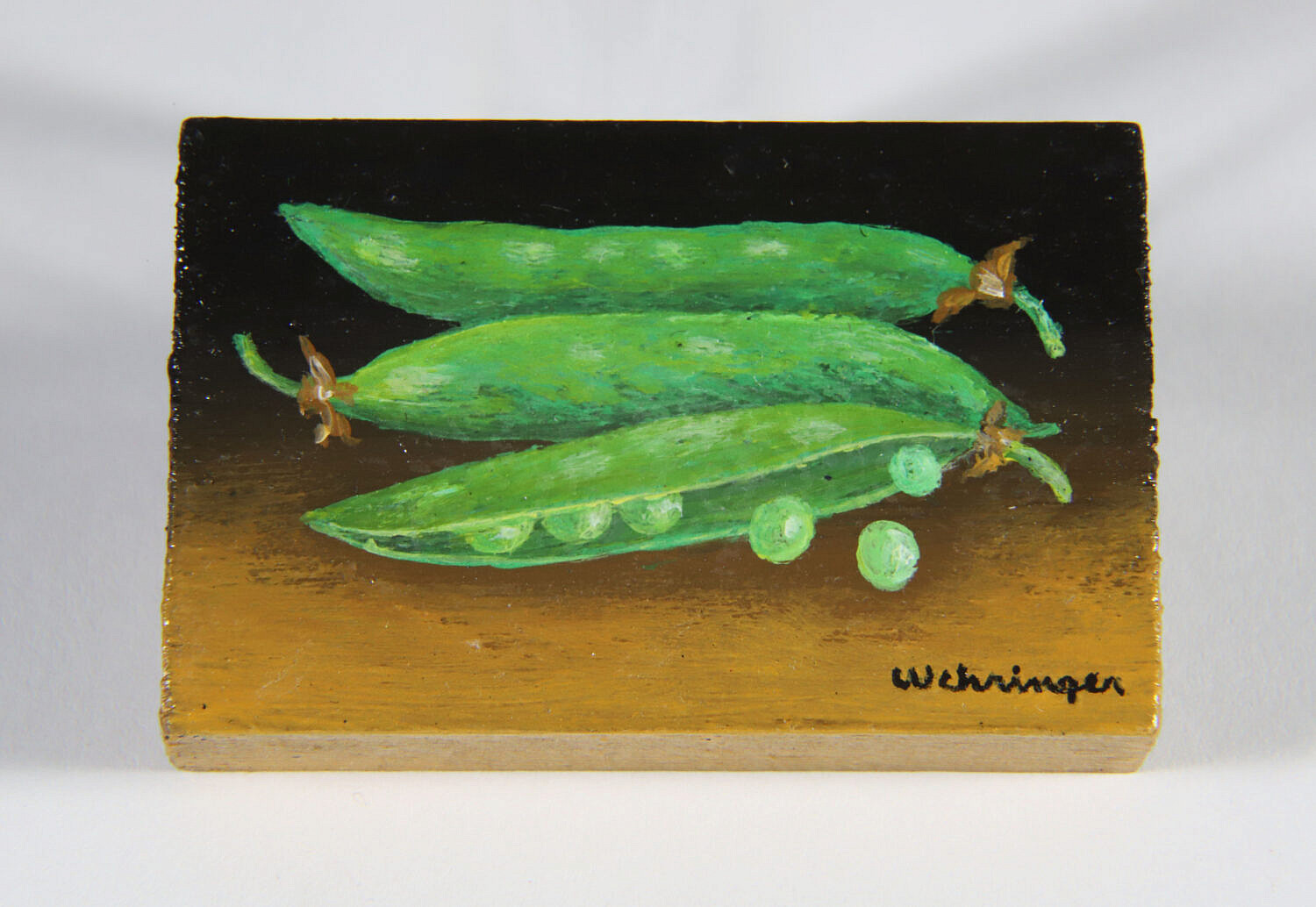 Charles Wehringer 20th Century Miniature Still Life Oil on Board "Sugar ...